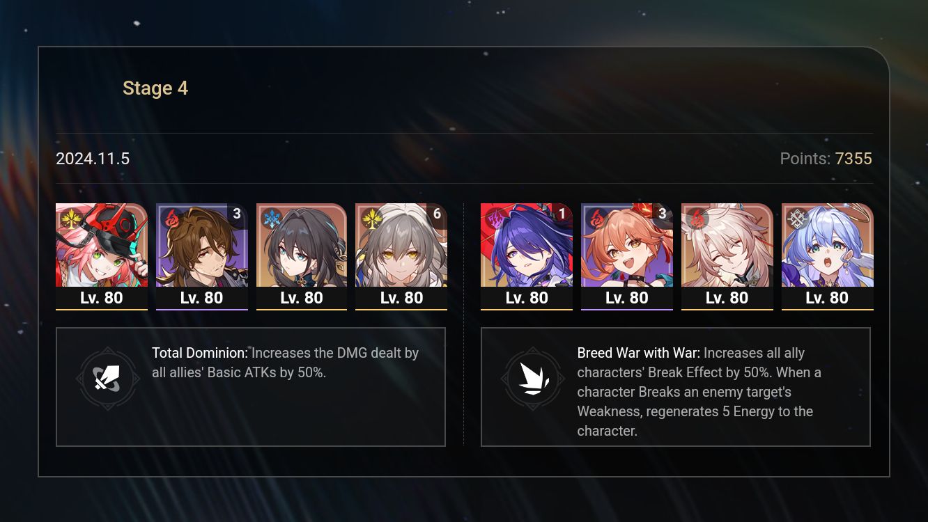 3777 point Break Acheron (yes thats the actual best boost for Ache in ...