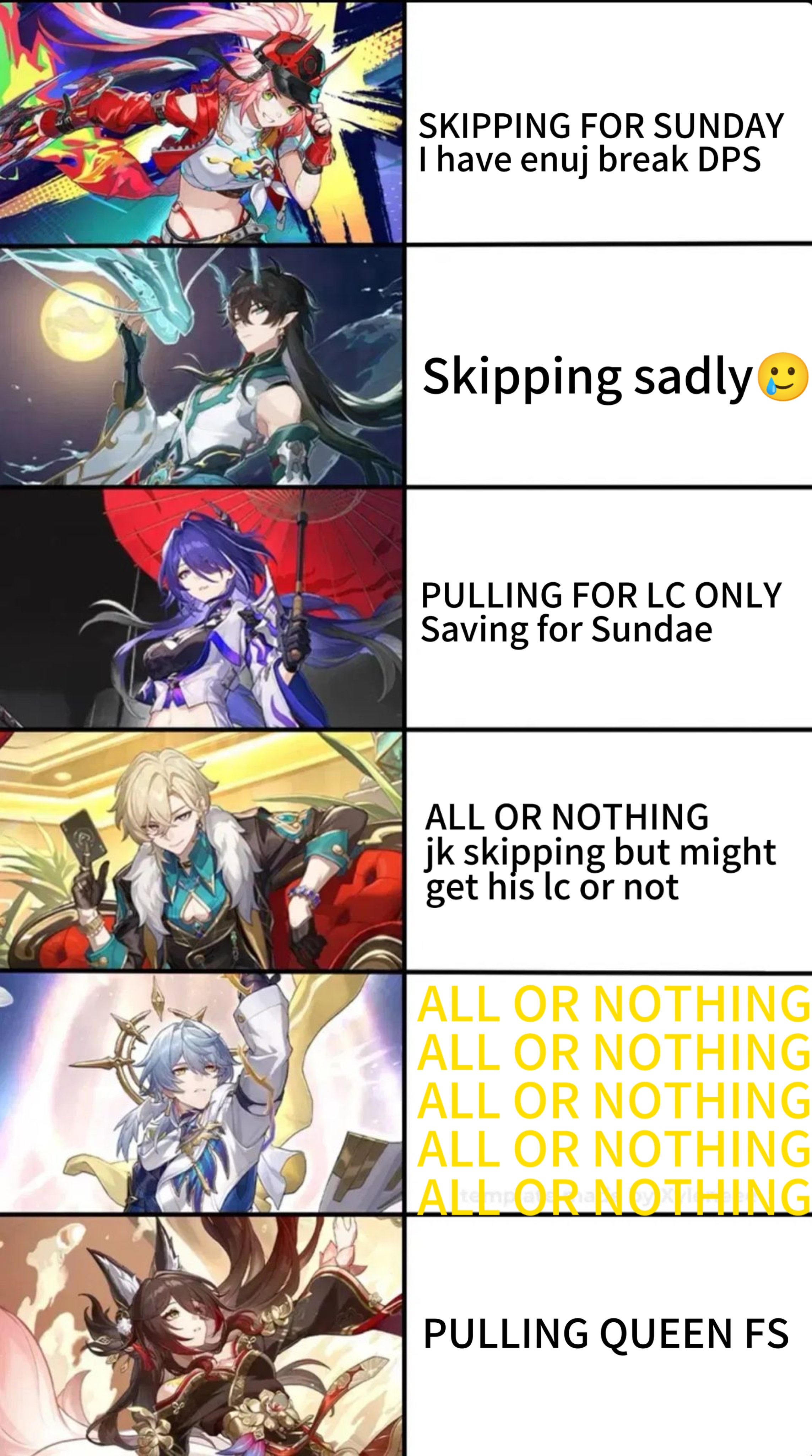 HSR pulling plan Honkai: Star Rail | HoYoLAB