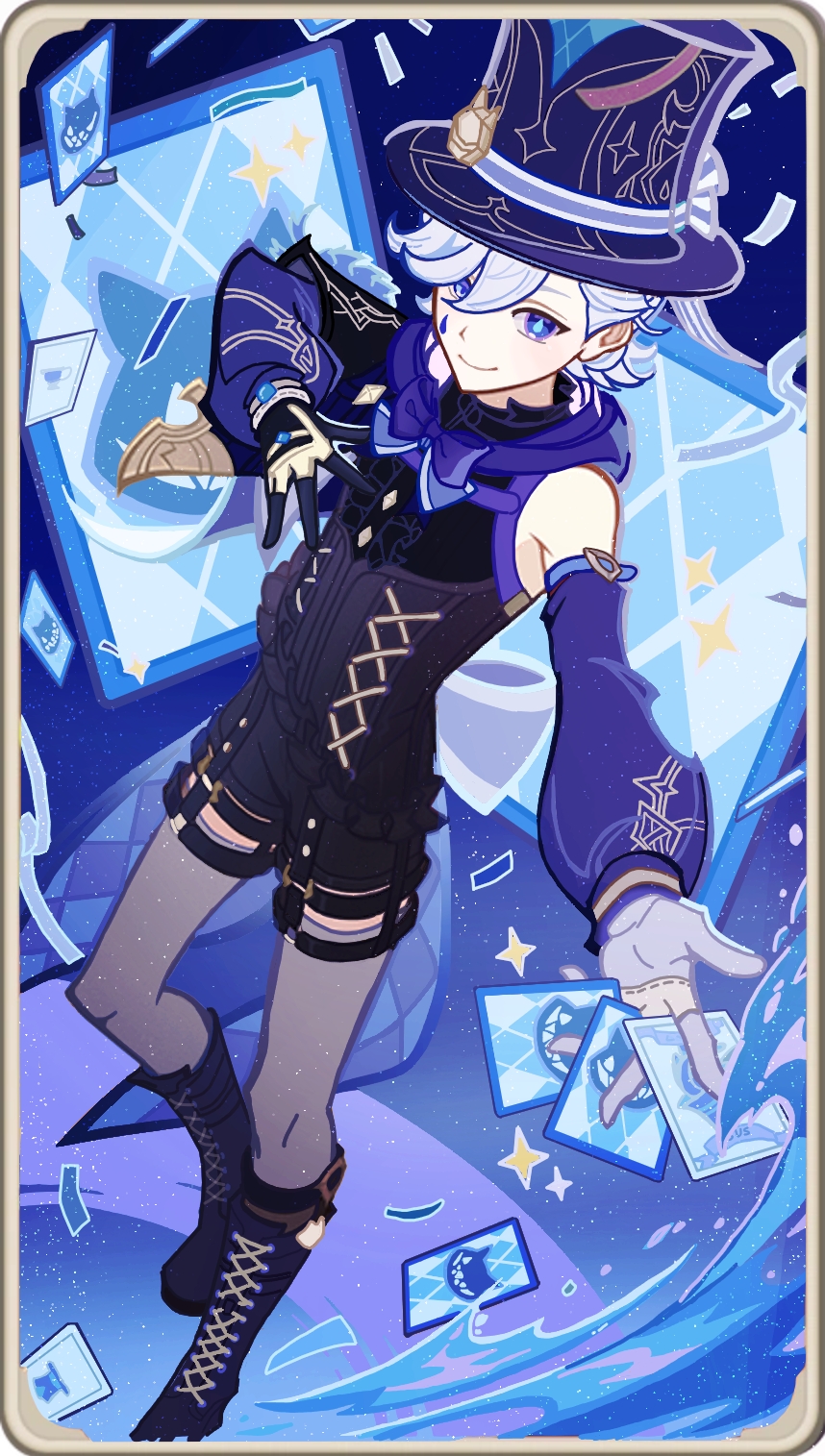 Furinafyed Lyney TCG Card (He Slayed) Genshin Impact | HoYoLAB