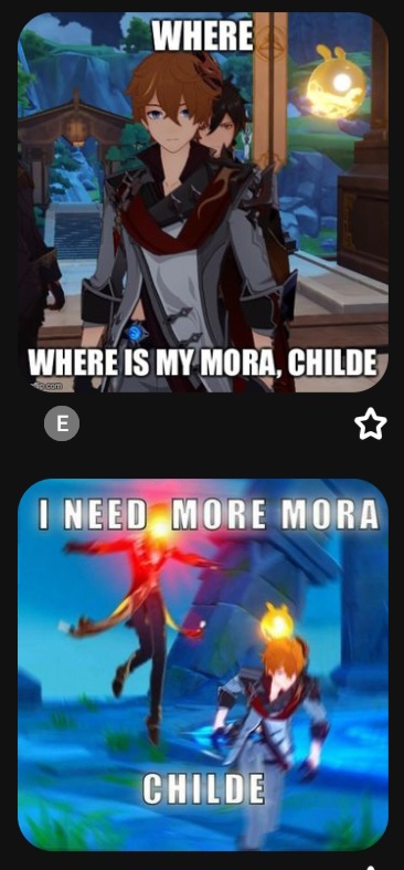 childe give morax his mora.... Genshin Impact | HoYoLAB