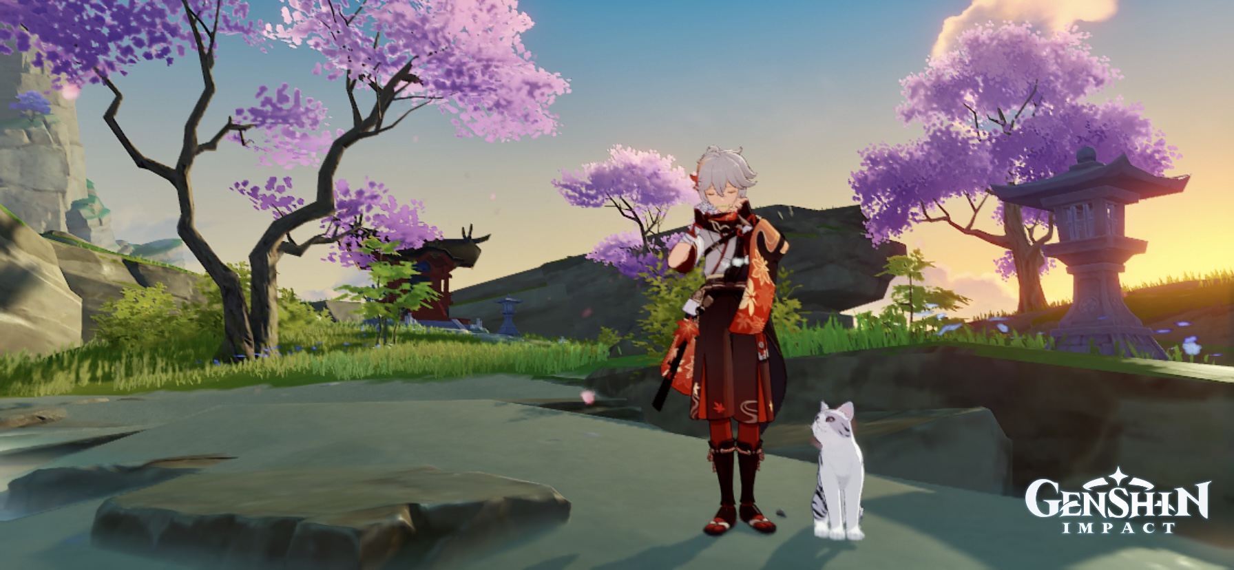 kazuha x cats of inazuma 🐱(rip tomo 😭) Genshin Impact | HoYoLAB