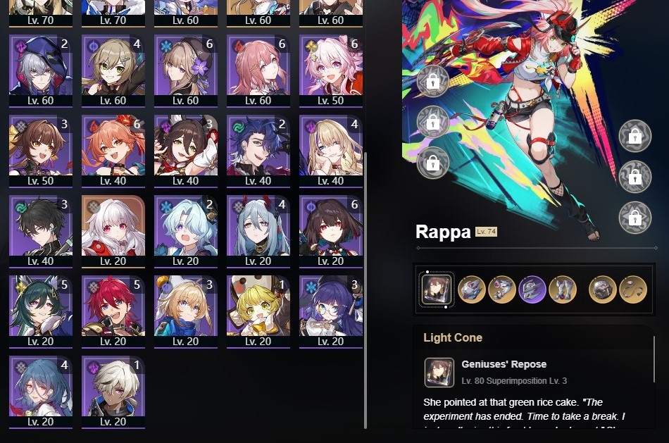just got Rappa what good teams can i build with these Honkai: Star Rail ...