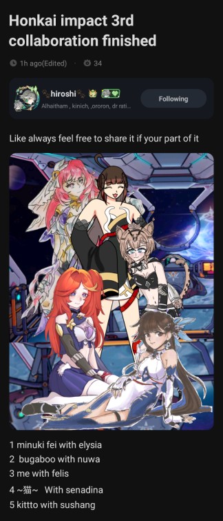 I was in a collab x) Honkai Impact 3rd | HoYoLAB