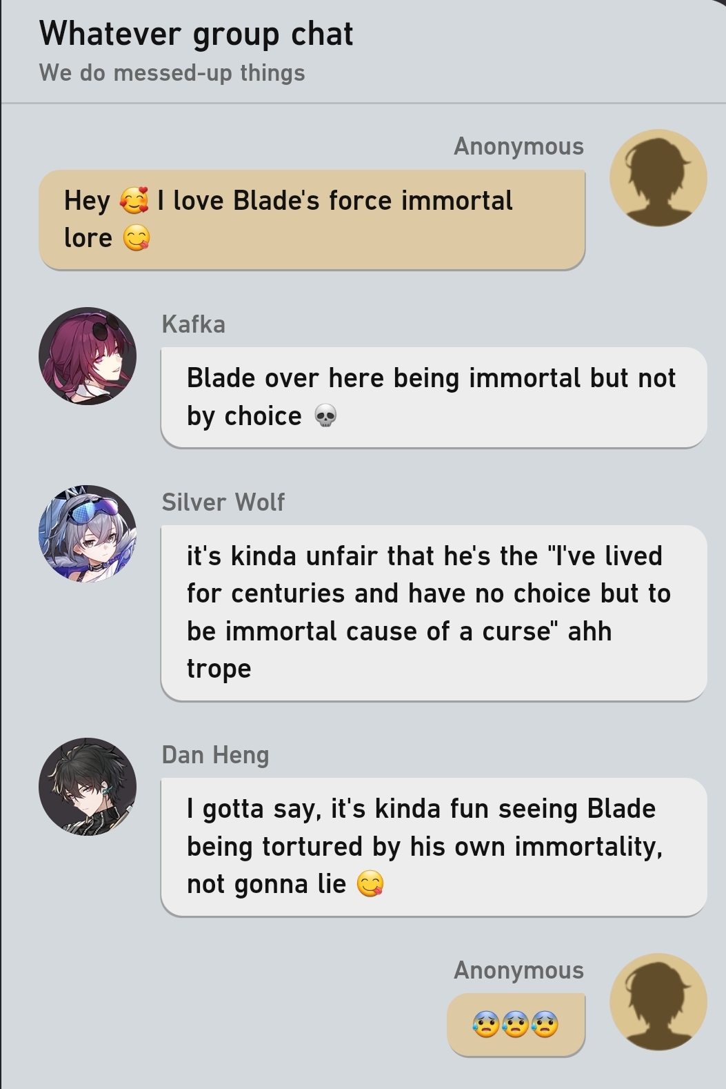 HSR text but foul pt.4 Honkai: Star Rail | HoYoLAB