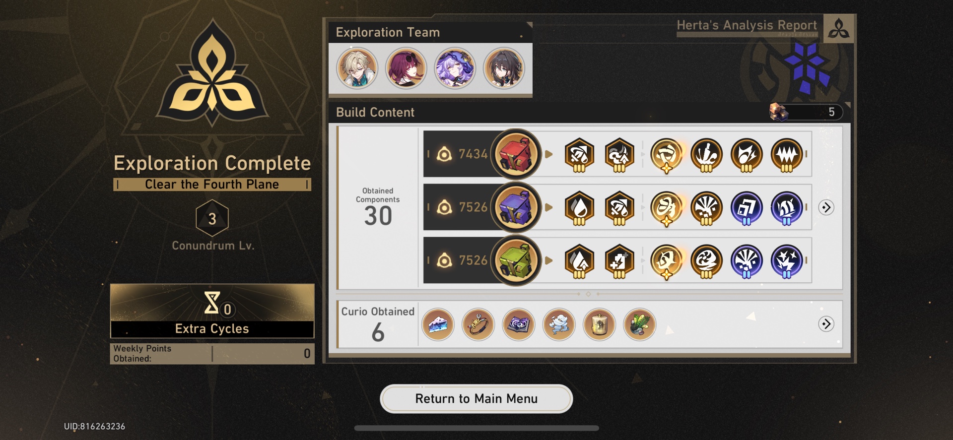 Clearing unknown domain 3&5 Honkai: Star Rail | HoYoLAB