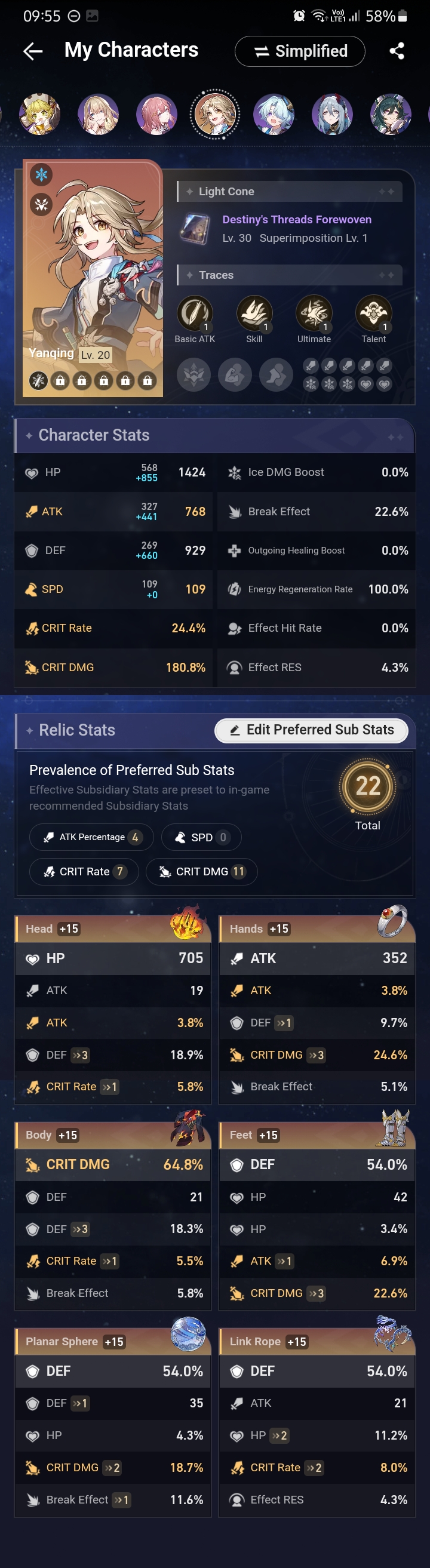 rate my aventurine prefarm build Honkai: Star Rail | HoYoLAB