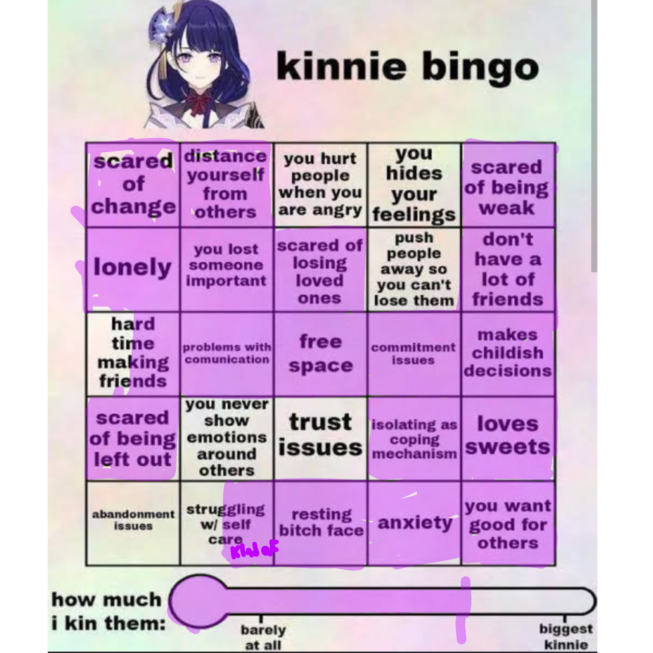 kinnie bingo Genshin Impact | HoYoLAB