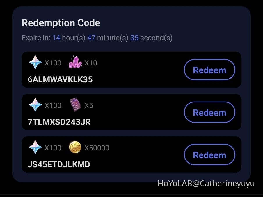 Remember to redeem code in hoyolab under hoyo guides Genshin Impact | HoYoLAB