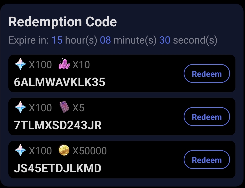 Redeem Codes are Here!! Genshin Impact | HoYoLAB