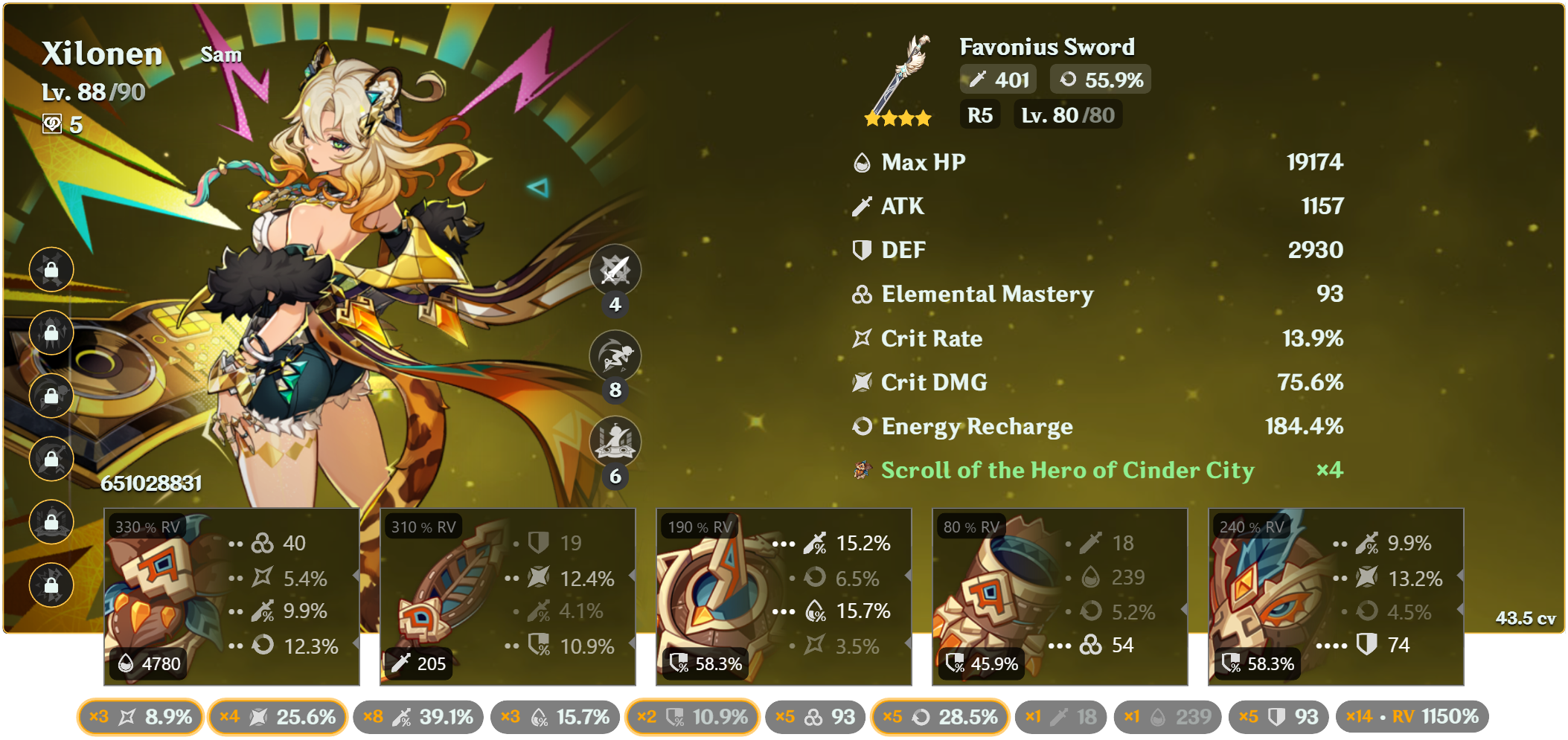 My (current) Xilonen Build 🫶 Genshin Impact | HoYoLAB