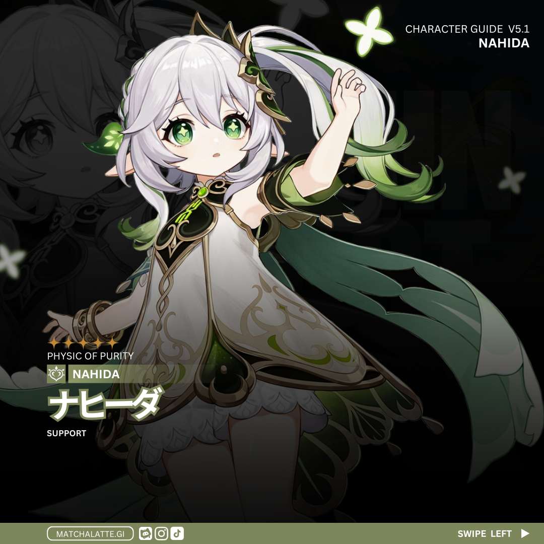 [Character Guide] Nahida Dendro Support | Genshin Impact | v.5.1 Genshin Impact | HoYoLAB