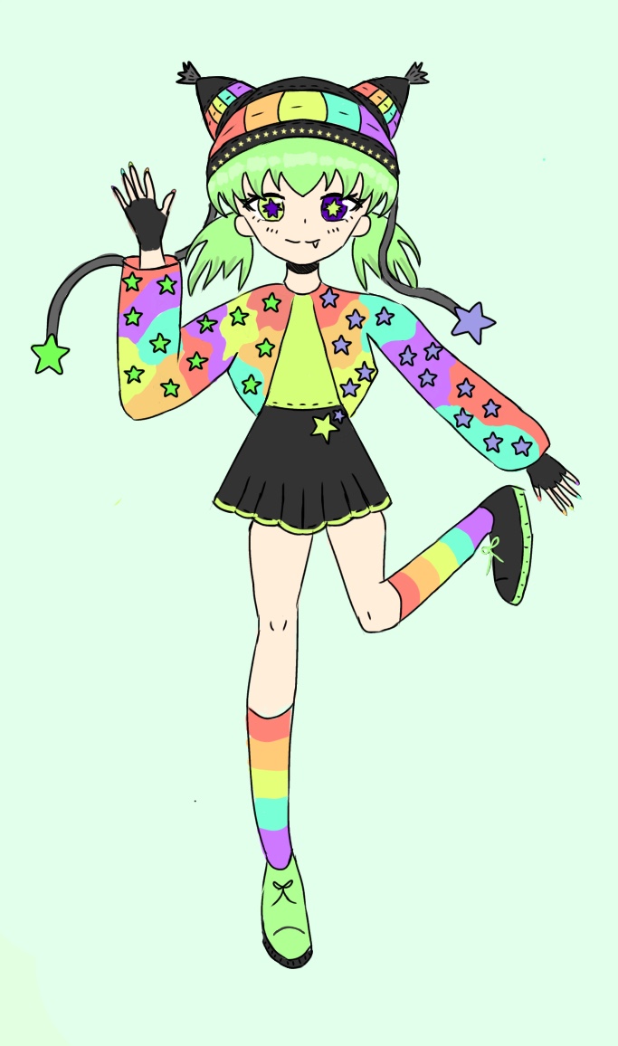 I redesigned a random OC I made | HoYoLAB