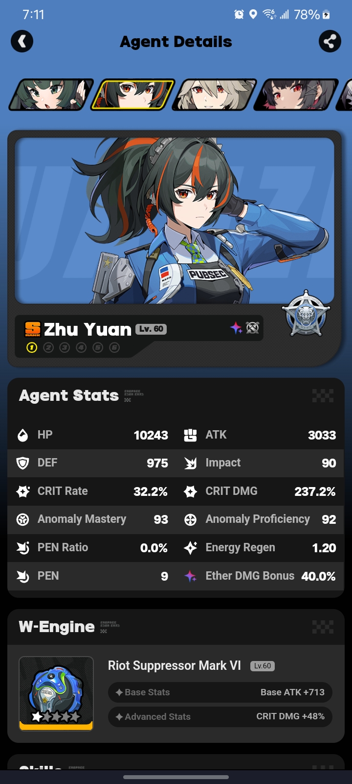 60 Days Account Build Progress Zenless Zone Zero | HoYoLAB