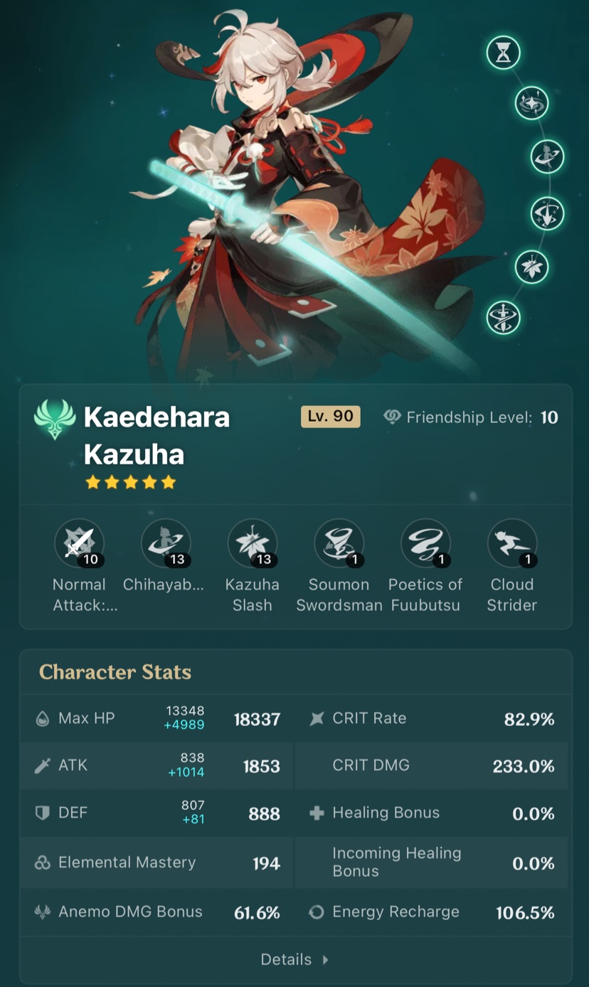 dps kazuha Genshin Impact | HoYoLAB