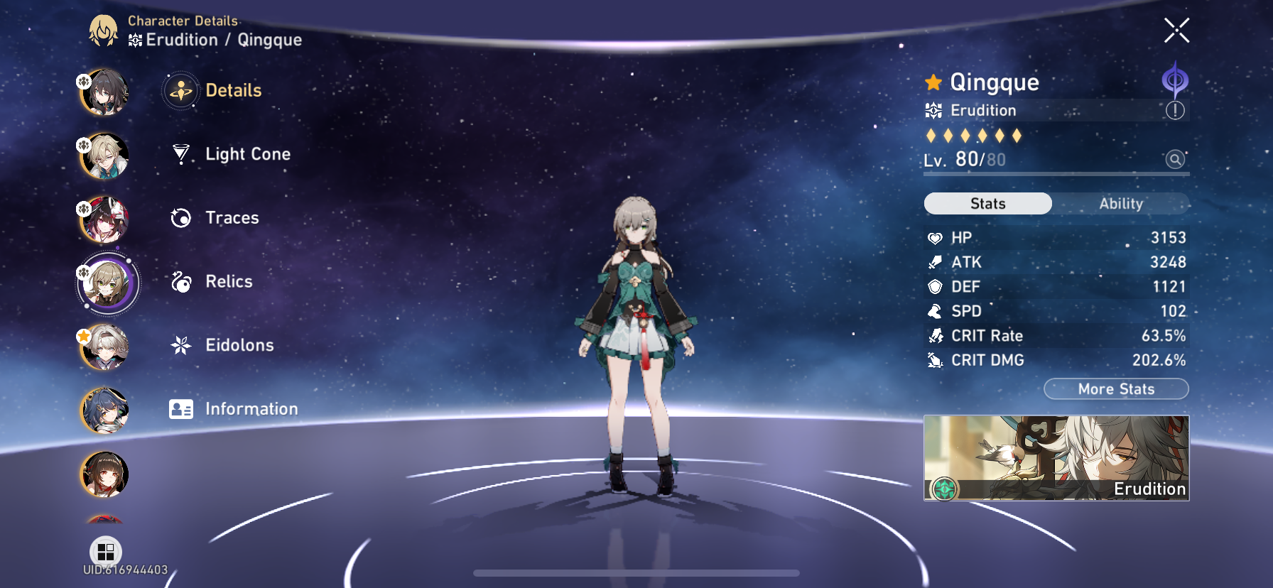 Qingque build Honkai: Star Rail | HoYoLAB