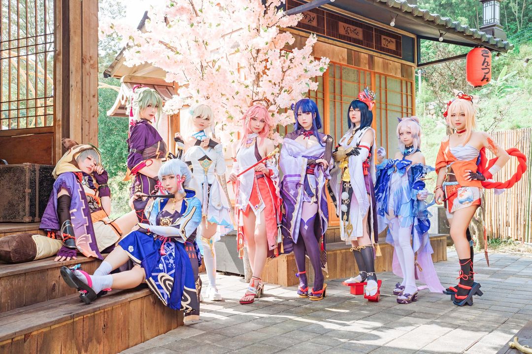 Inazuma Ladies (group cosplay by @usagi_tw) Genshin Impact | HoYoLAB