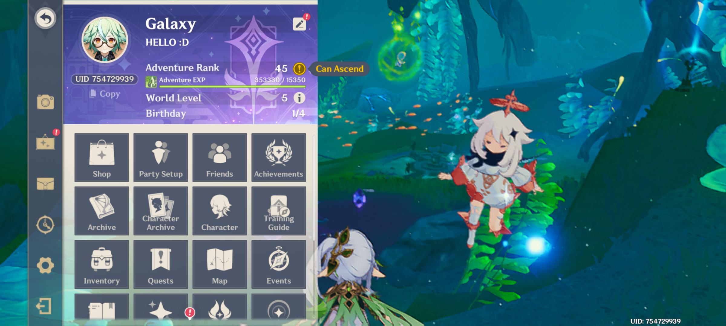 why's paimon so red? I haven't been on here in like a month and a half ...