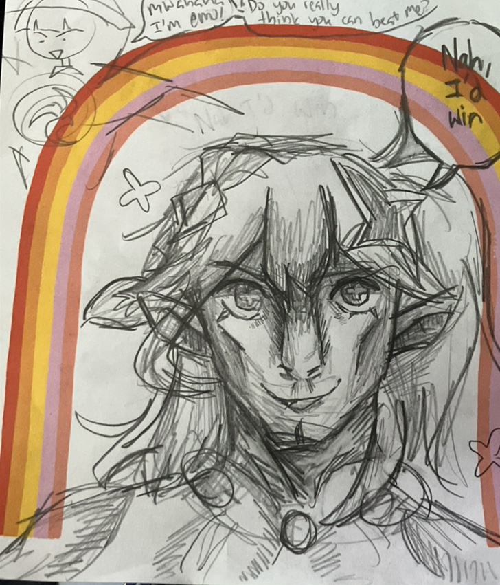 I made this really dumb Nahida drawing Genshin Impact | HoYoLAB