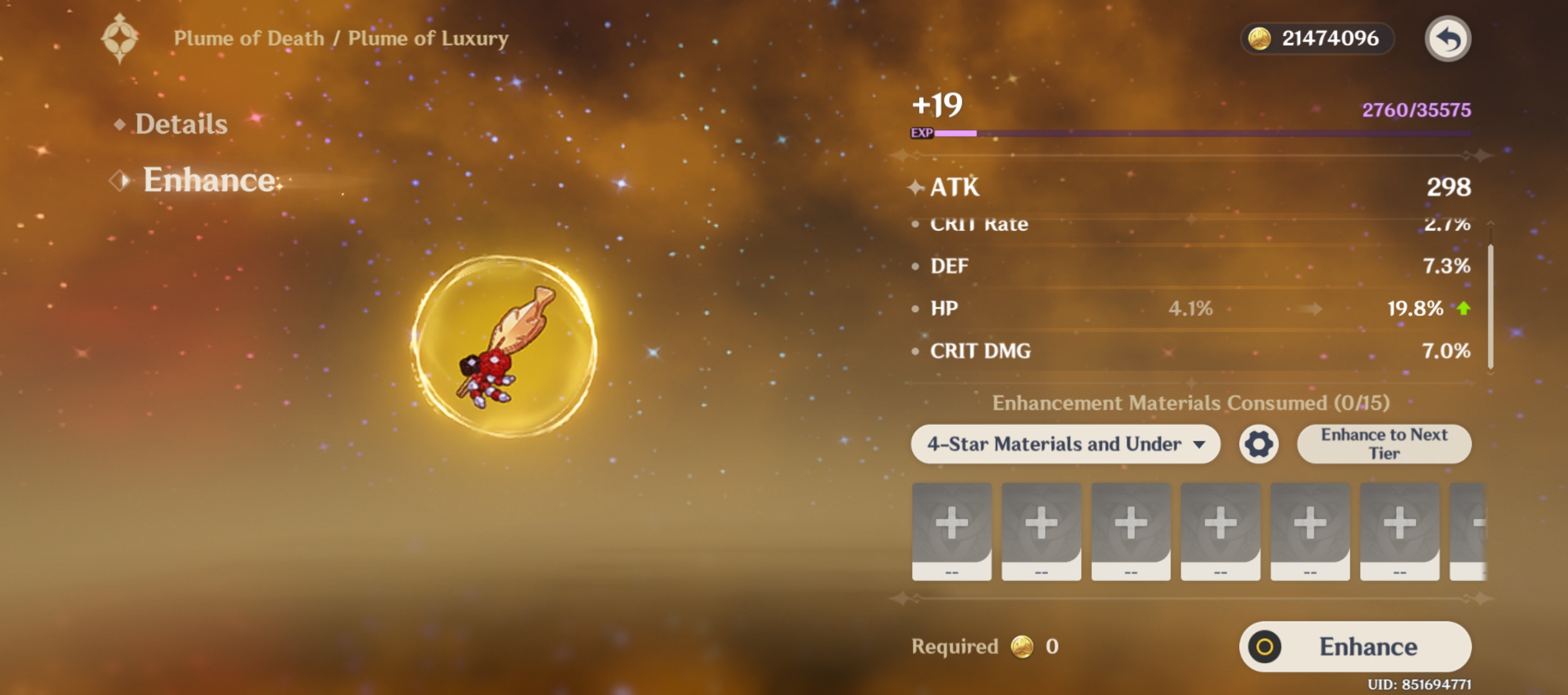 Peak GI Roll Genshin Impact | HoYoLAB