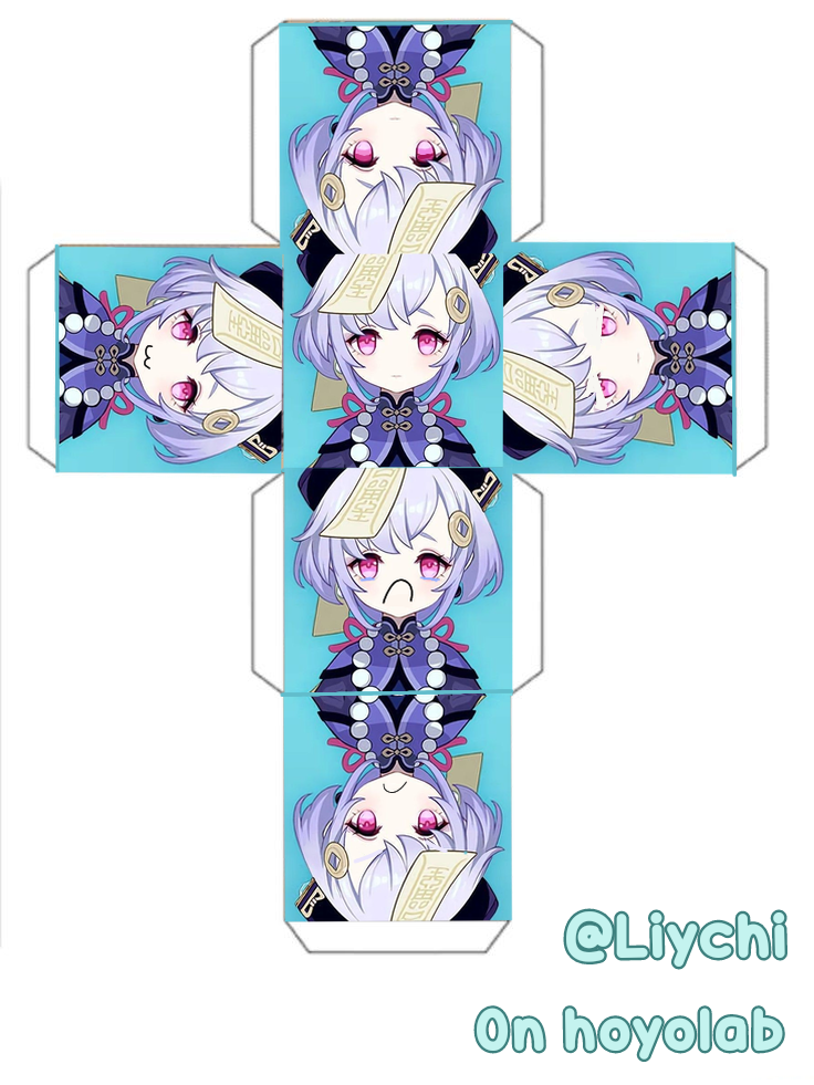 papercraft cube Genshin Impact | HoYoLAB