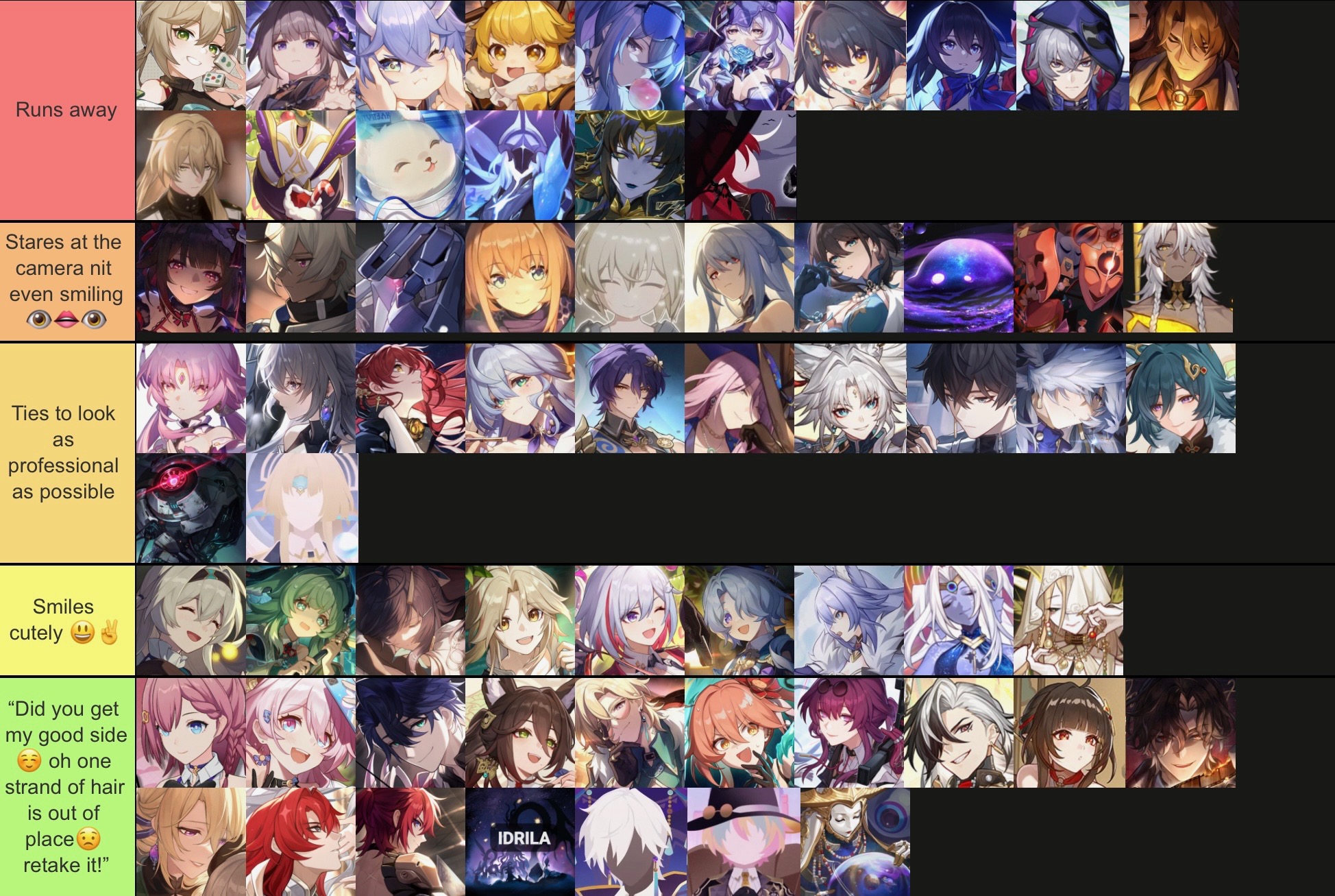 Hsr characters getting their school picture taken Honkai: Star Rail ...