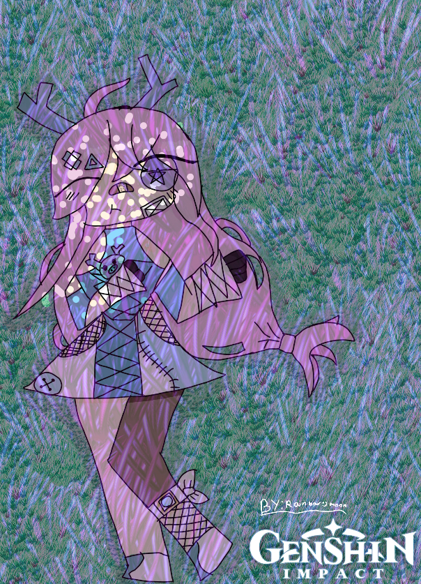 My drawing (Natlan oc Evelyn)cryo Genshin Impact | HoYoLAB