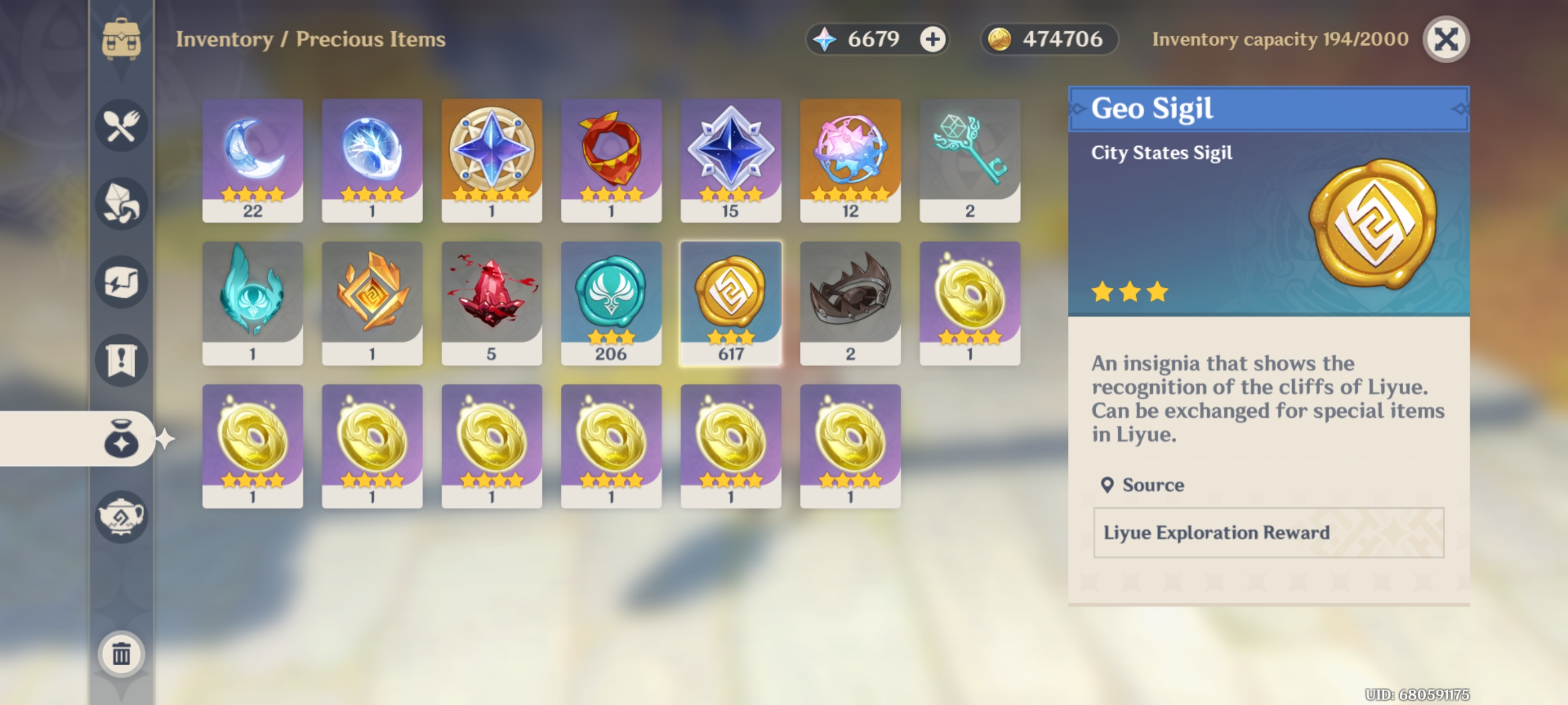 pov:you never use your geo sigils Genshin Impact | HoYoLAB