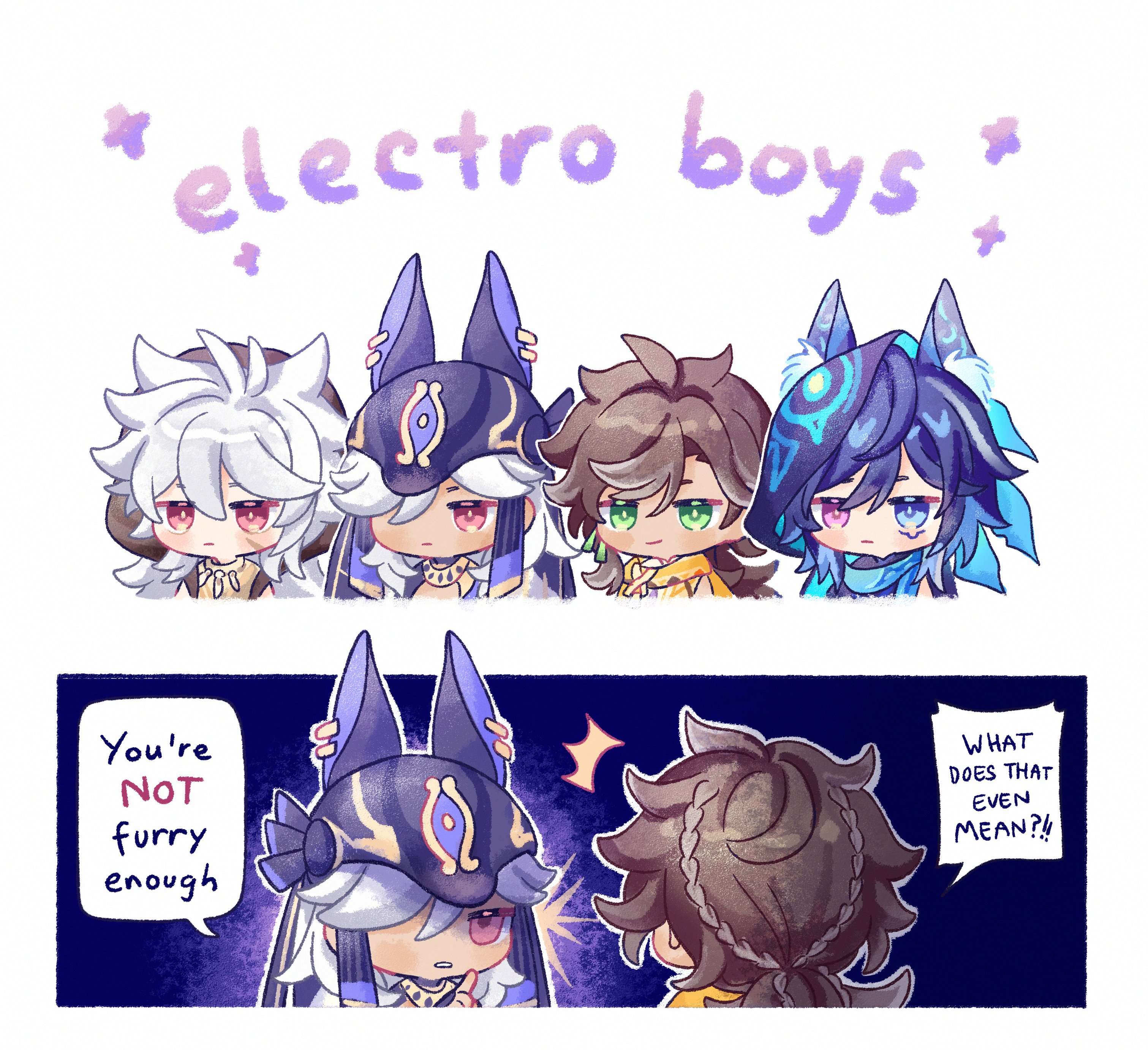Electro boys Genshin Impact | HoYoLAB
