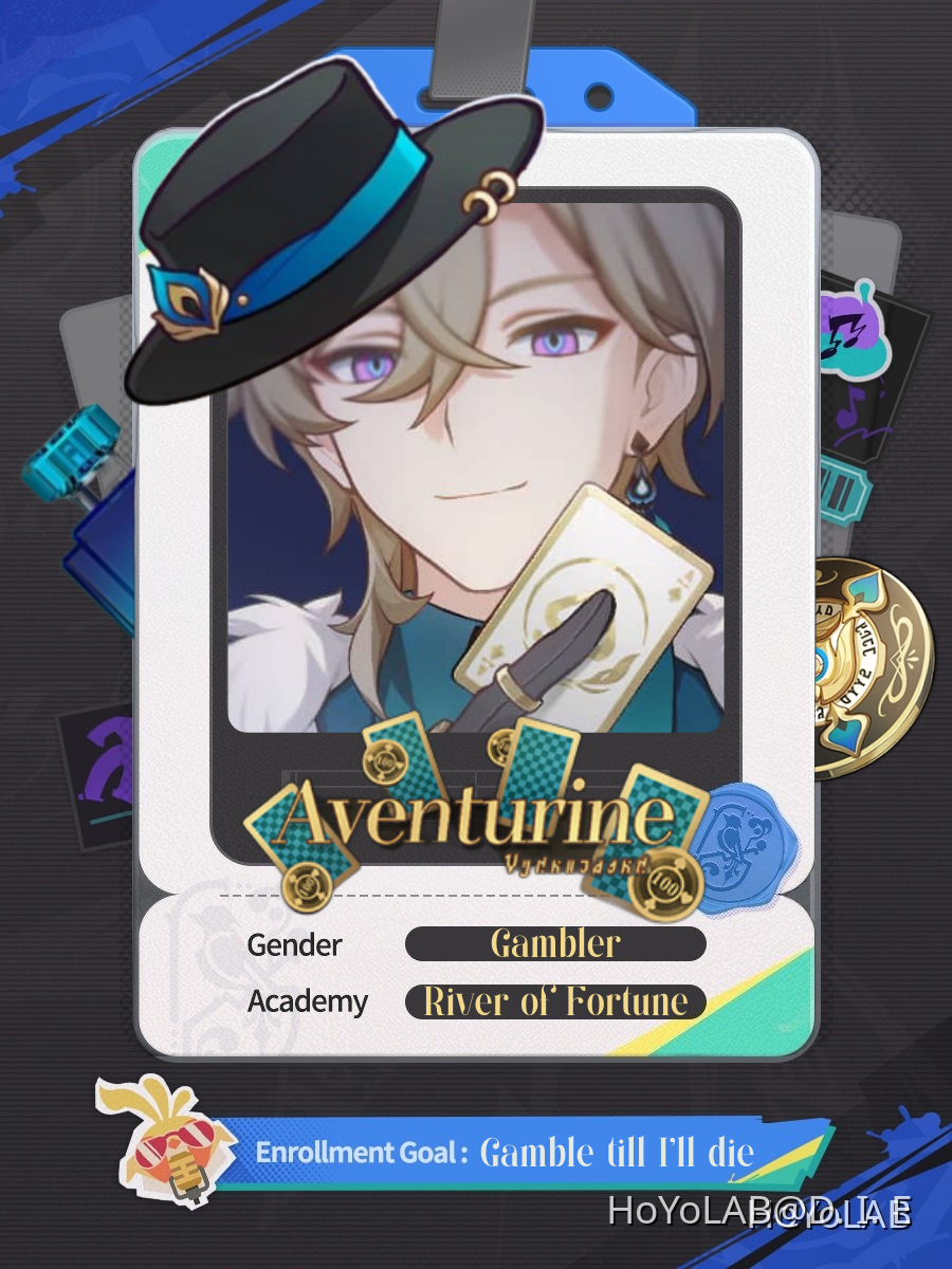 Aventurine ID Card Honkai: Star Rail | HoYoLAB