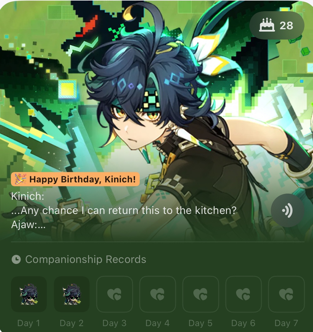 Happy birthday Kinich!!!!!!!!!!! Genshin Impact | HoYoLAB