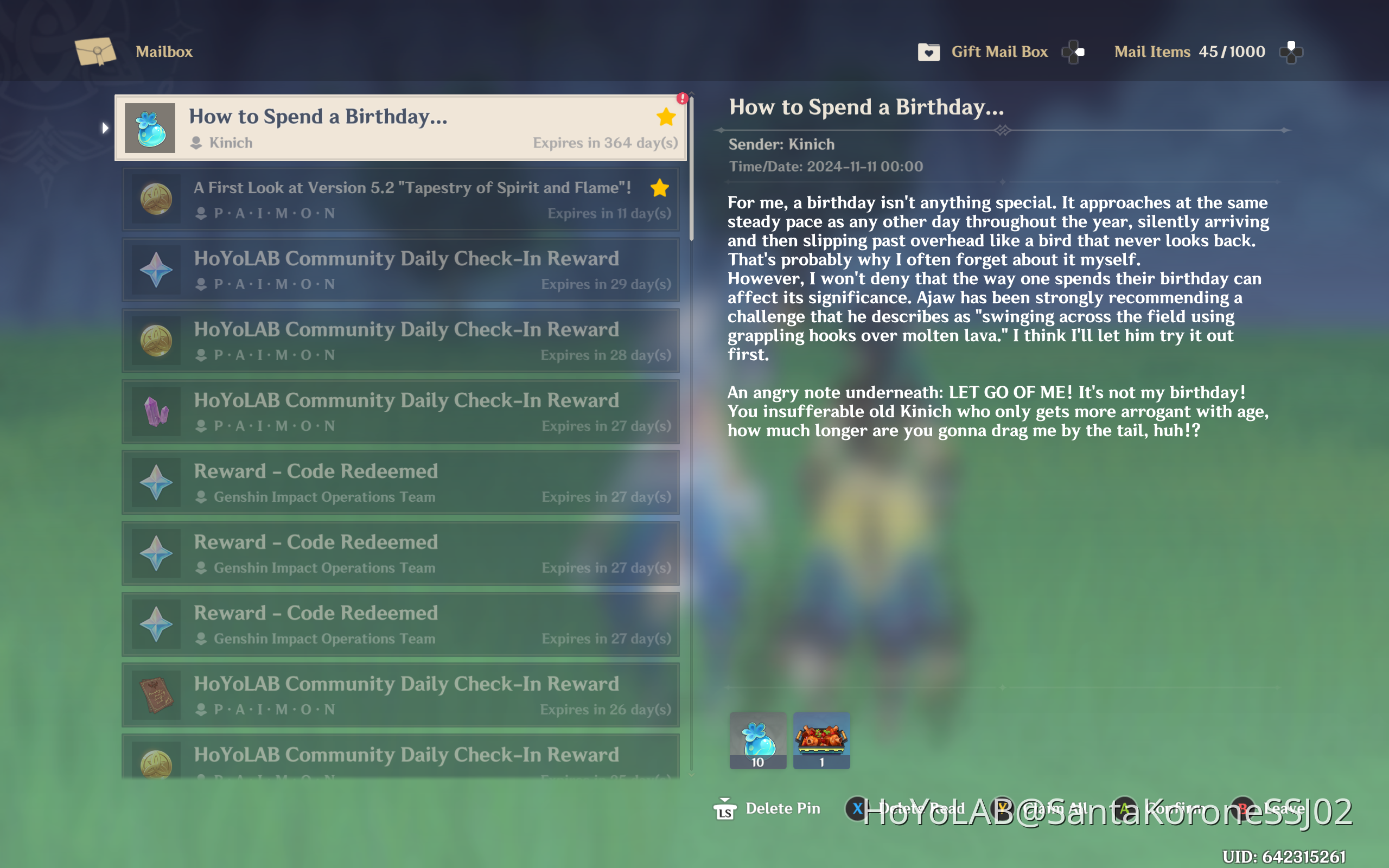 Happy Birthday Kinich & Ajaw! Genshin Impact | HoYoLAB