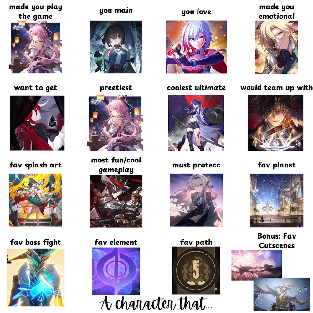 Your favorite HSR character ️ Honkai: Star Rail | HoYoLAB