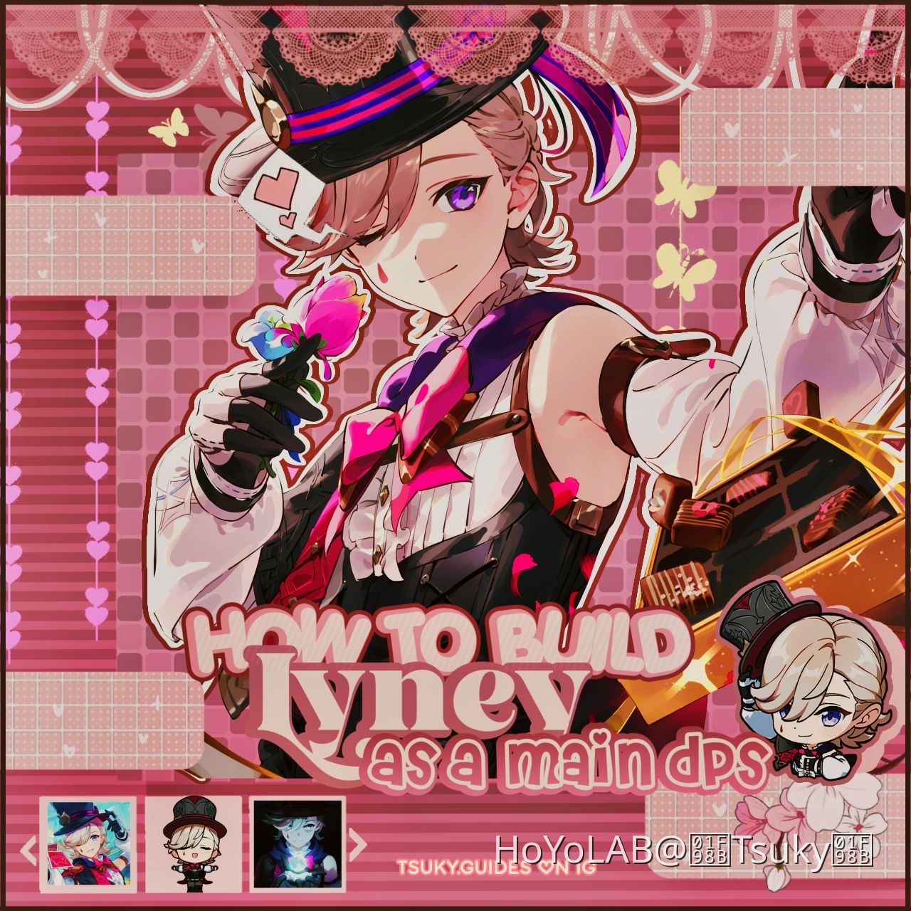 How to build Lyney as a main dps!💗 Genshin Impact | HoYoLAB