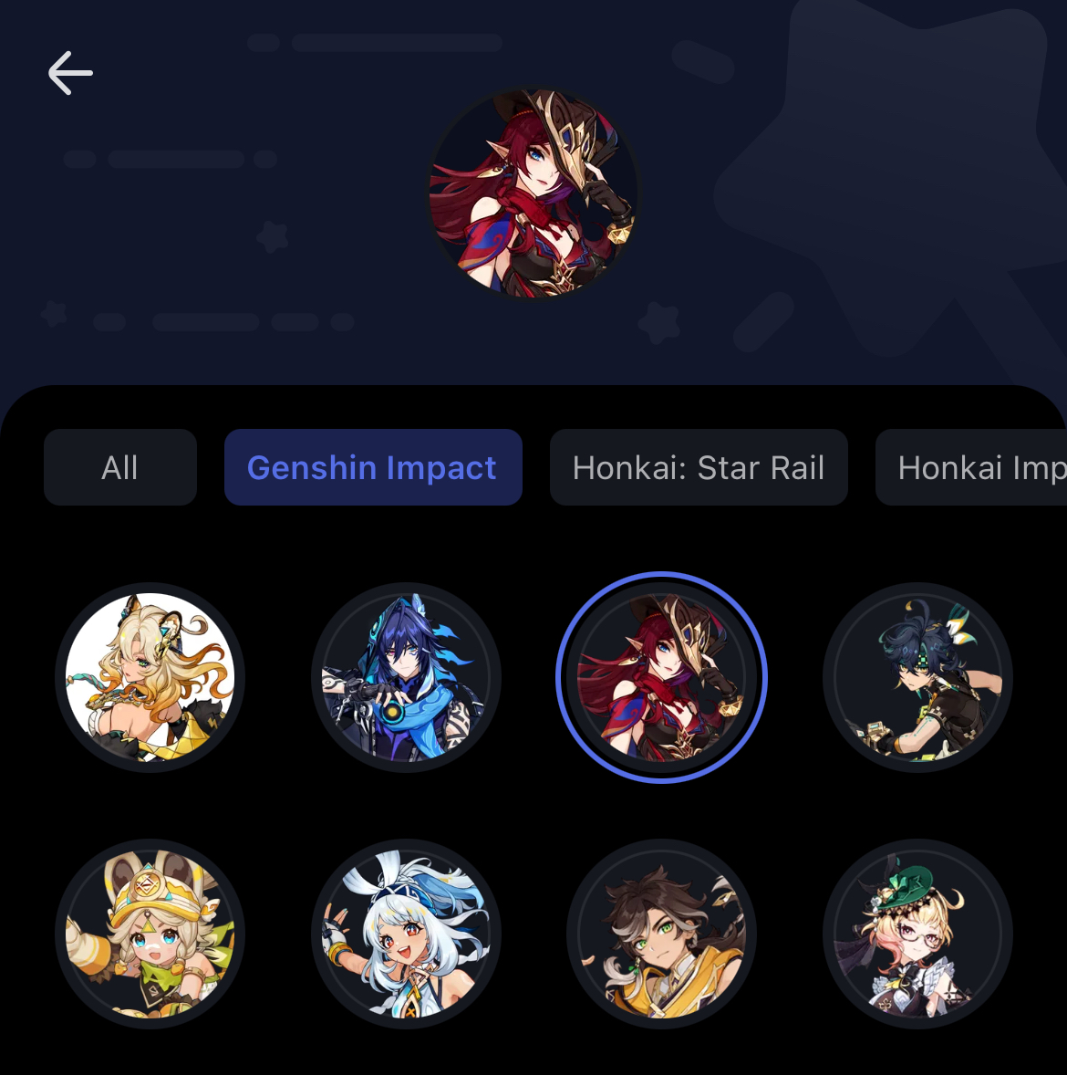 Chasca/Ororon pfp meanwhile HSR hasn’t gotten a new pfp since Jade ...