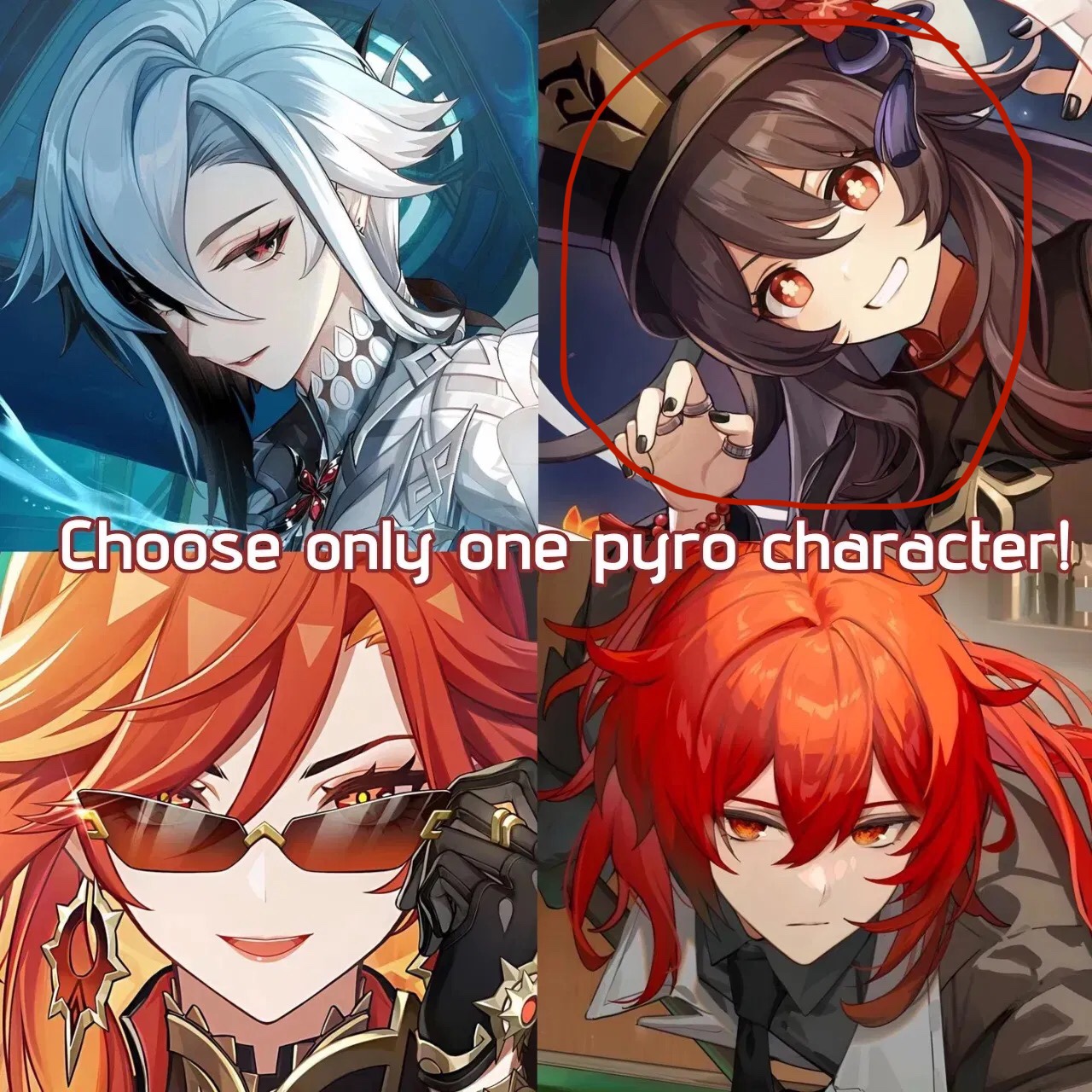 Choose only one pyro😁🔥 Genshin Impact | HoYoLAB