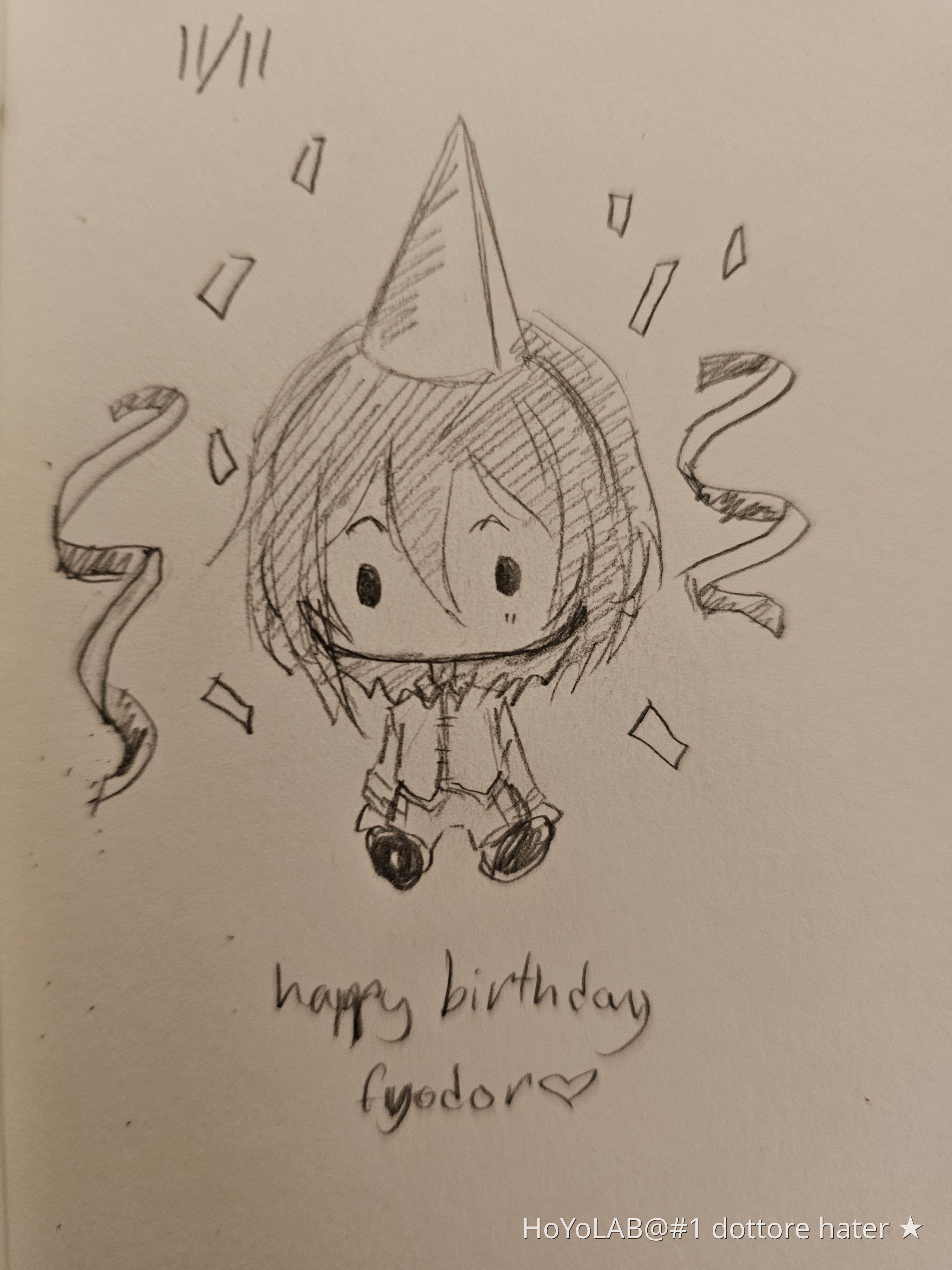 HAPPY BIRTHDAY FYODOR🥰🥰🥰 | HoYoLAB