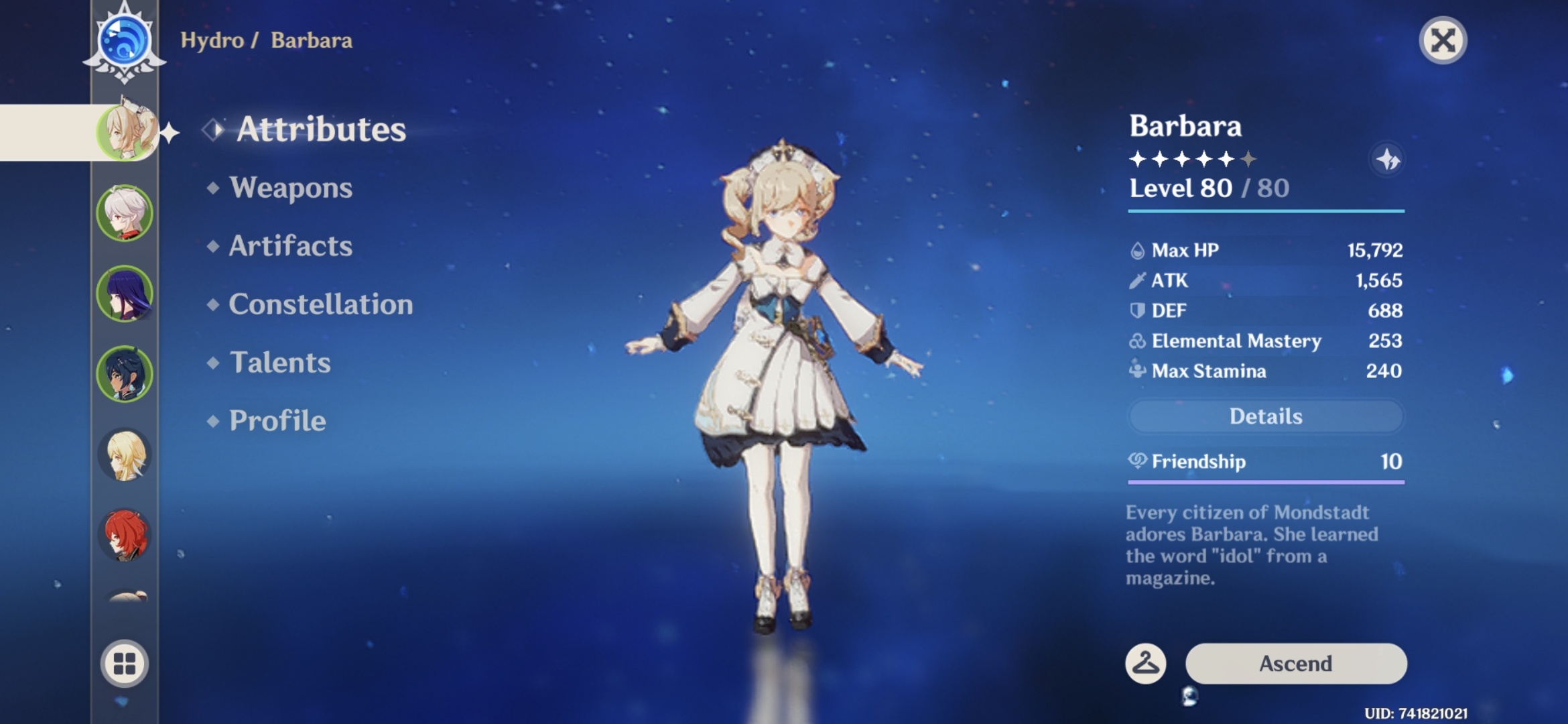 Is my dps Barbara good? Genshin Impact | HoYoLAB