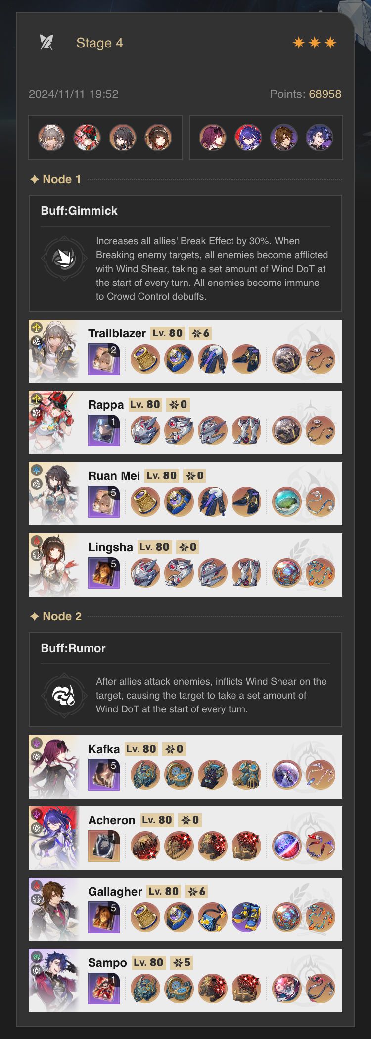 Rappa break & Semi-premium DoT team Honkai: Star Rail | HoYoLAB