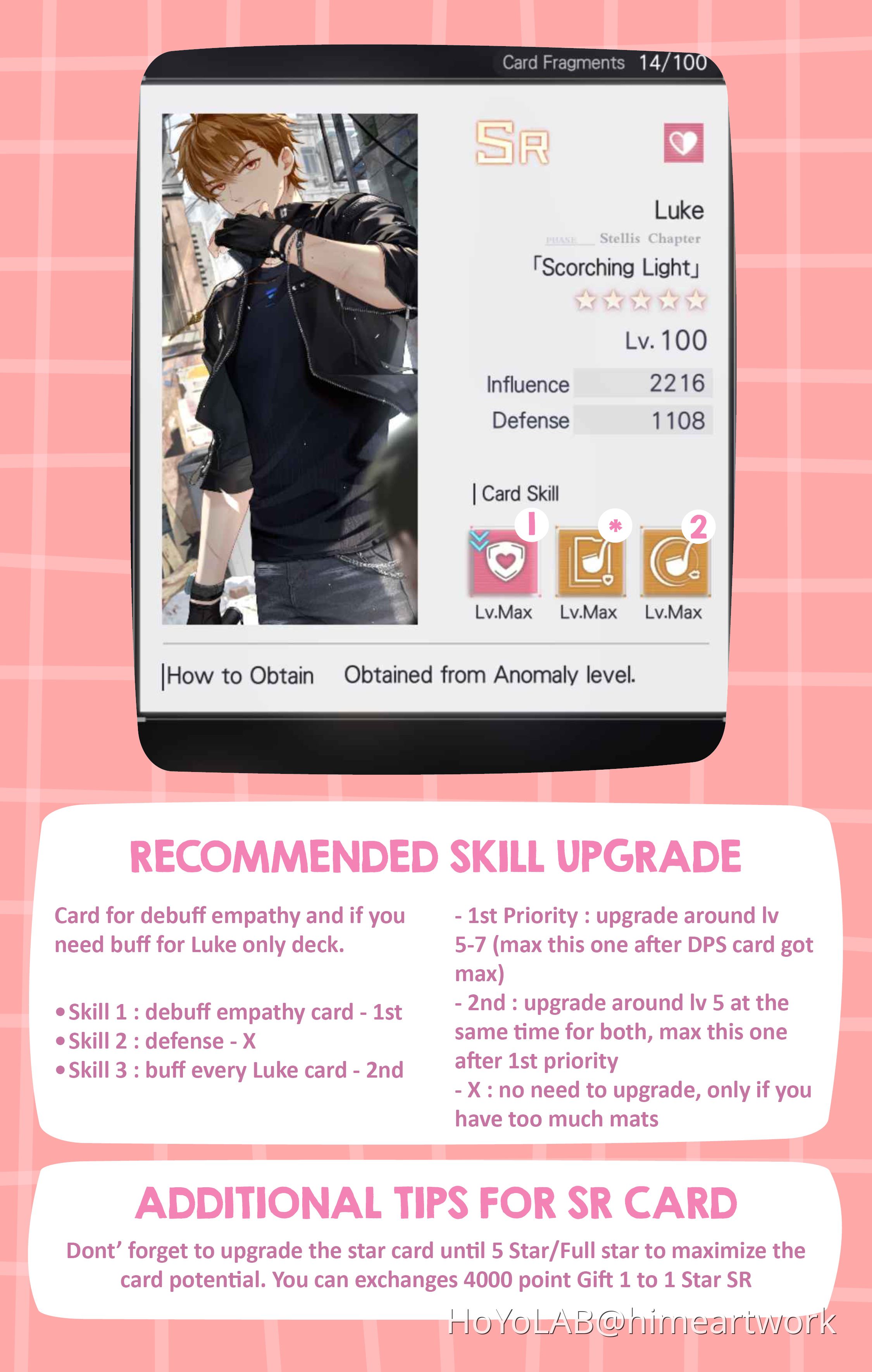 Recommended Skill Card SR Scorching Light Tears of Themis | HoYoLAB