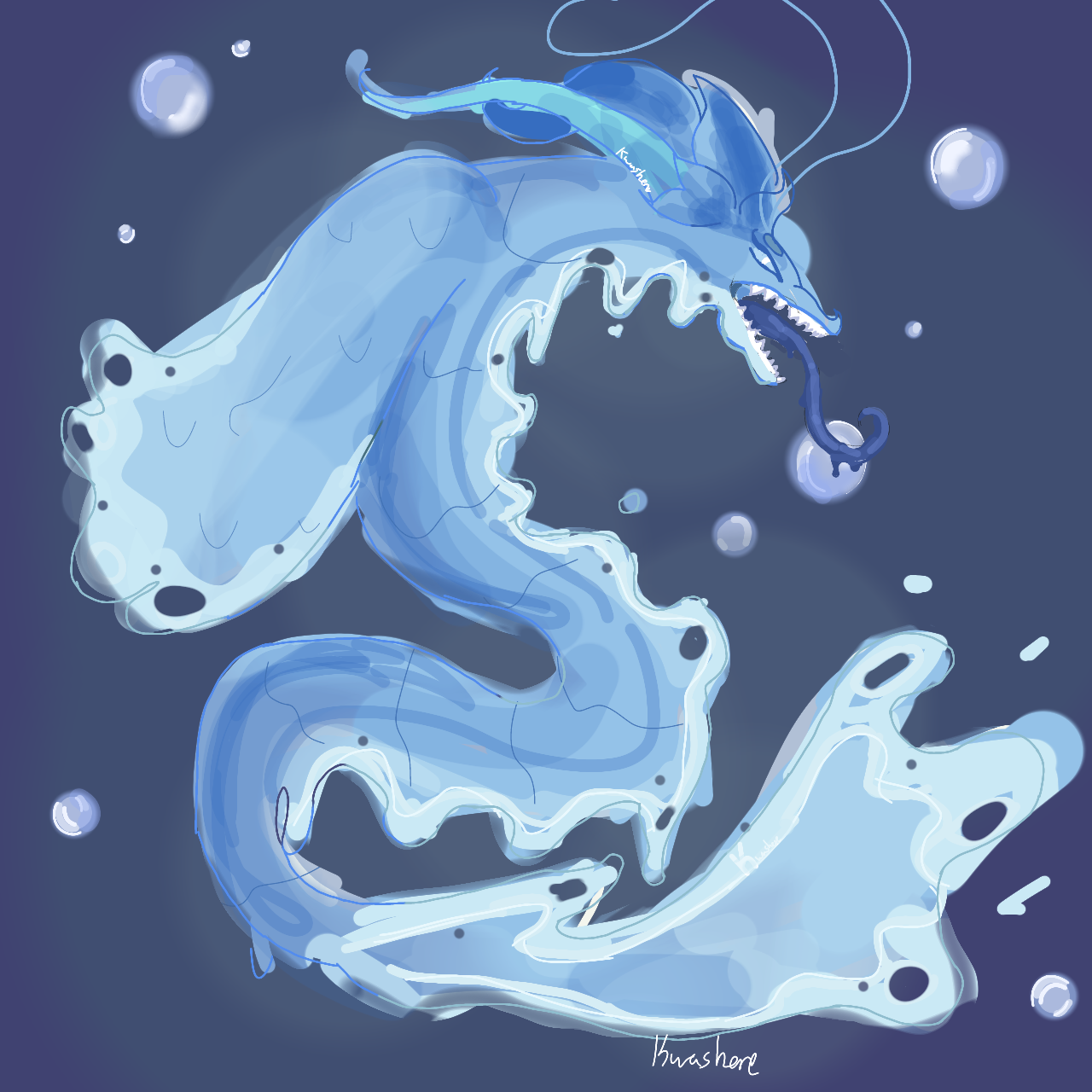 Neuvilette's dragon form (accurate?) Genshin Impact | HoYoLAB