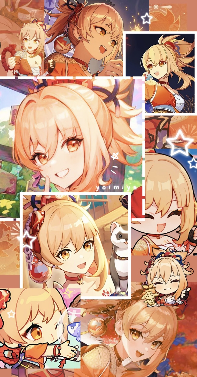 yoimiya collage + pfp ~ (request!) Genshin Impact | HoYoLAB