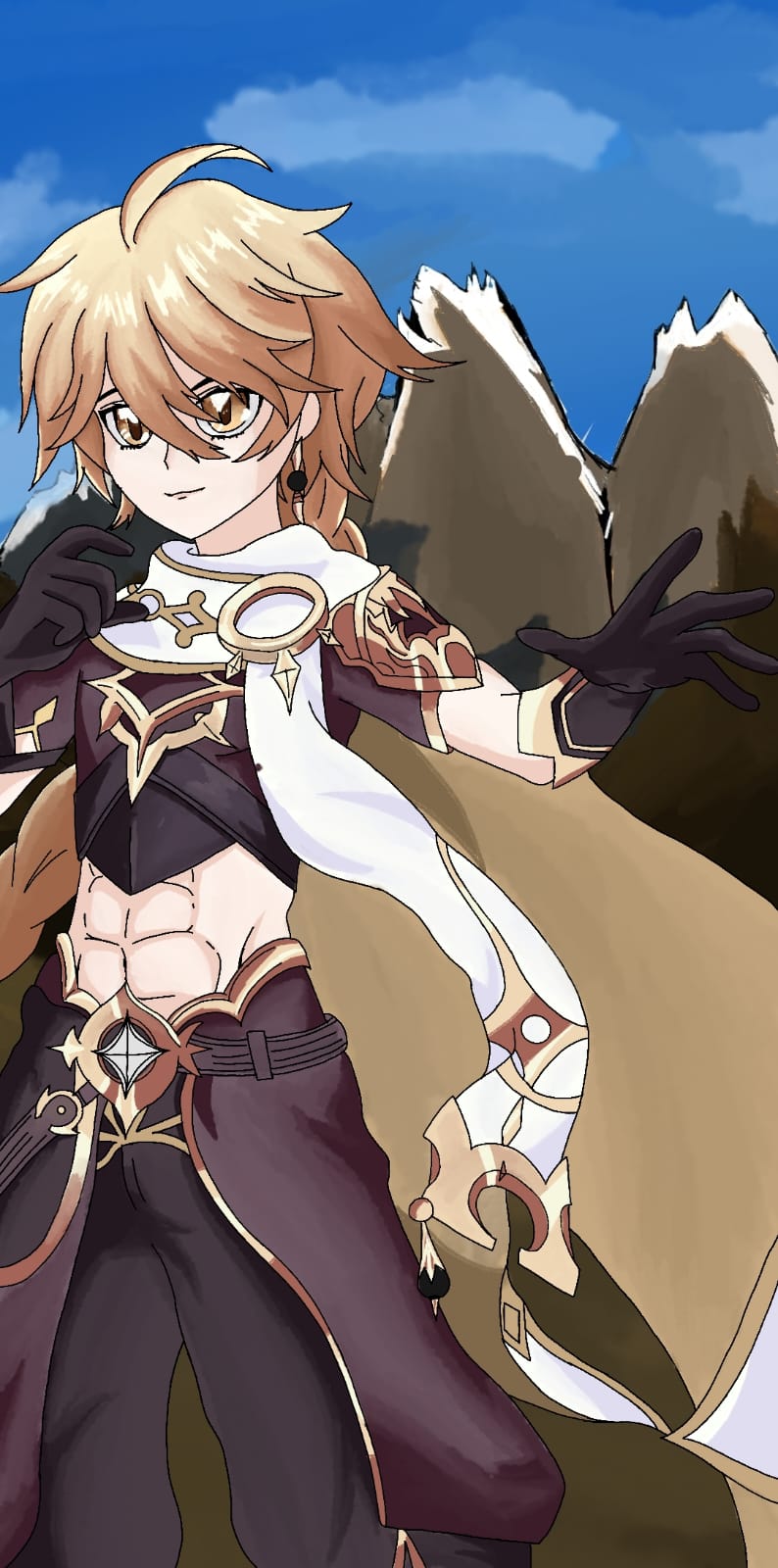 aether fan art Genshin Impact | HoYoLAB