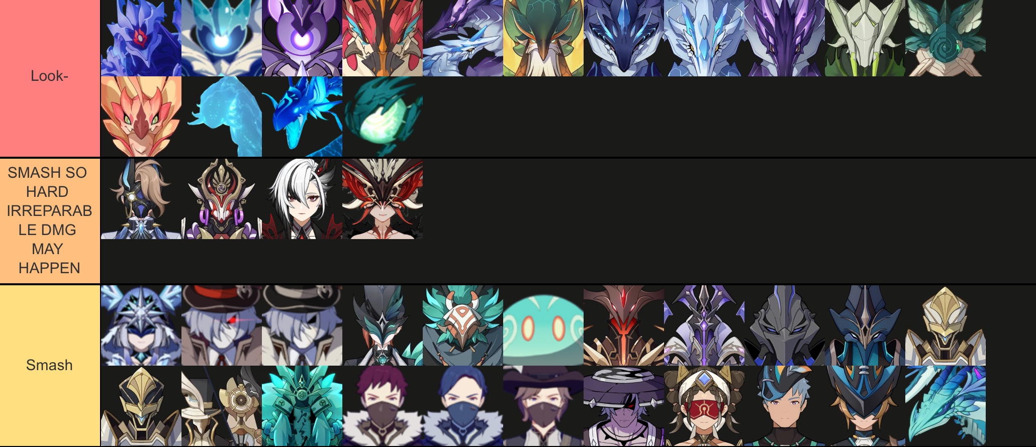 Genshin Enemy SMASH OR PASS tierlist Genshin Impact | HoYoLAB