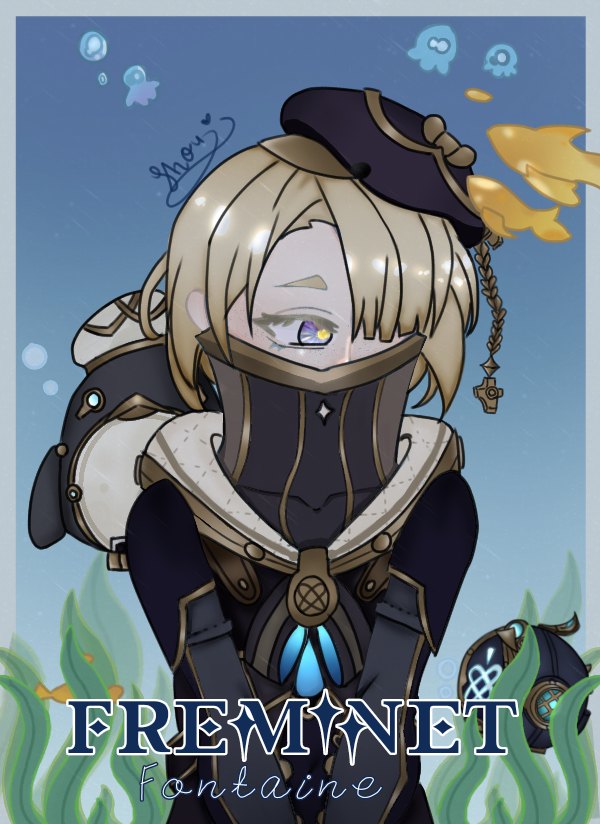 Freminet art!!♡♡ Genshin Impact | HoYoLAB