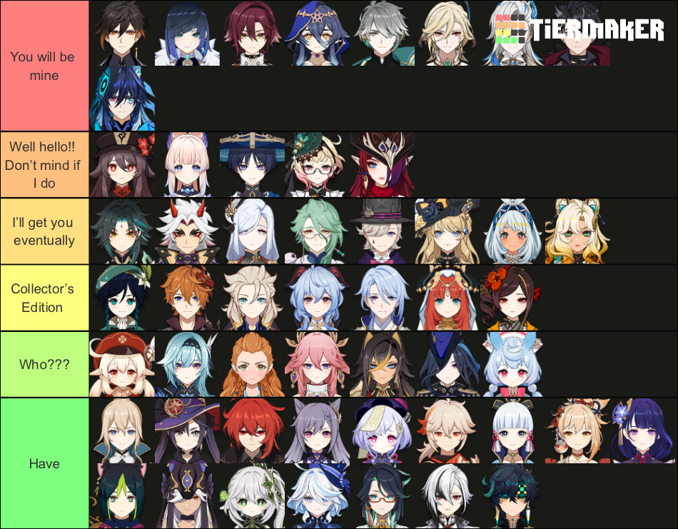 Genshin Pull Priority Genshin Impact | HoYoLAB