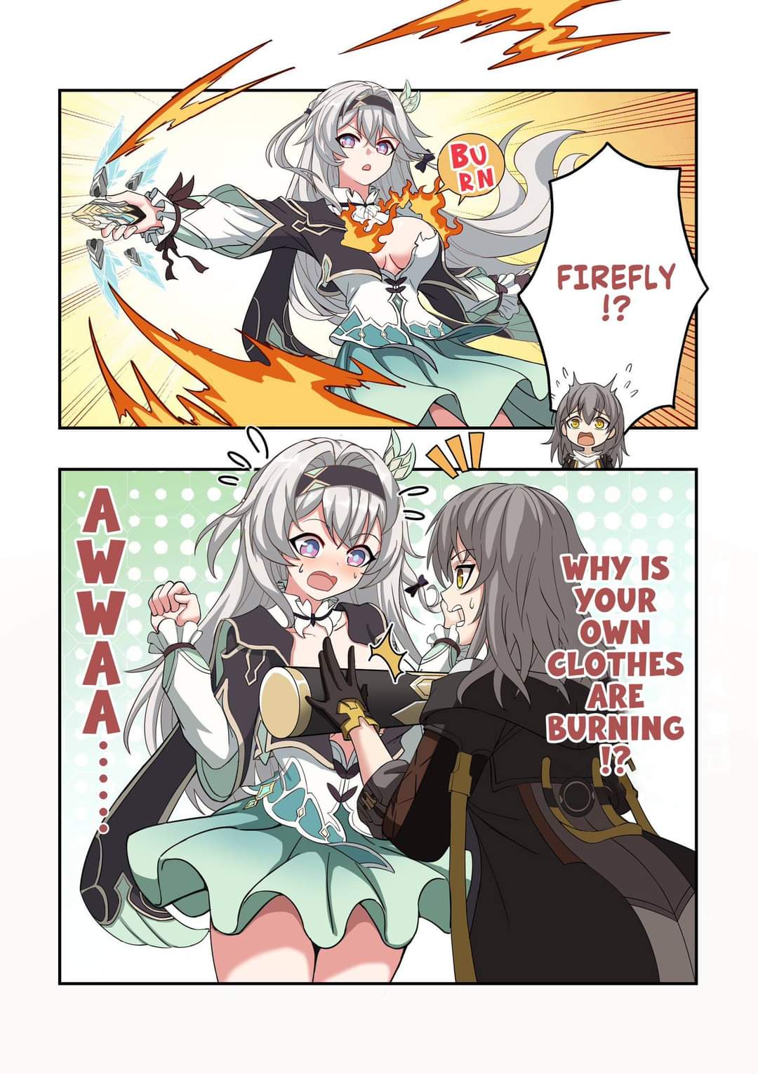 Firefly clothes burn too hahaha Honkai: Star Rail | HoYoLAB