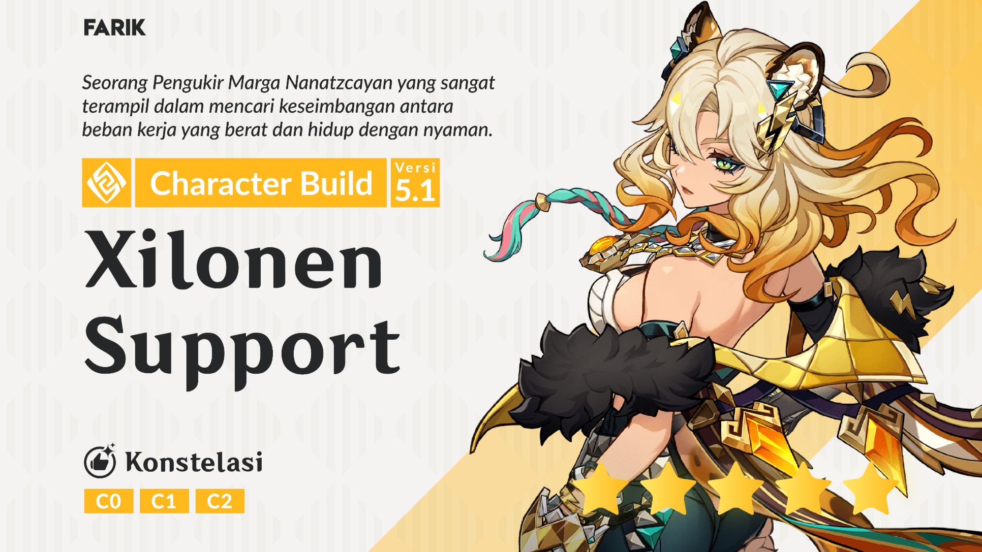 [Versi 5.1] Character Build: Xilonen Support Versi 5.1 Genshin Impact ...