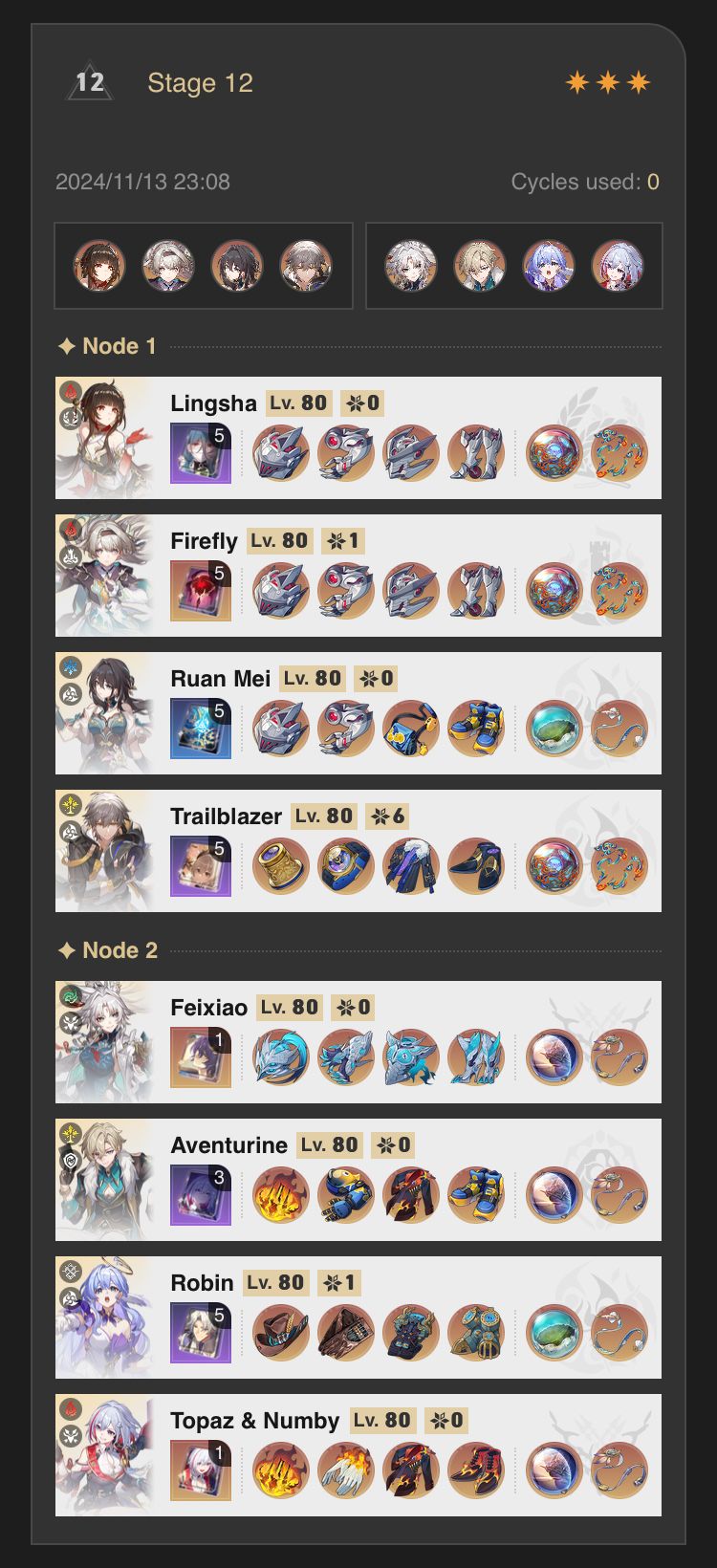 True 0 cycle with sustain, topaz and Ratio LC, and one limited eidolons ...