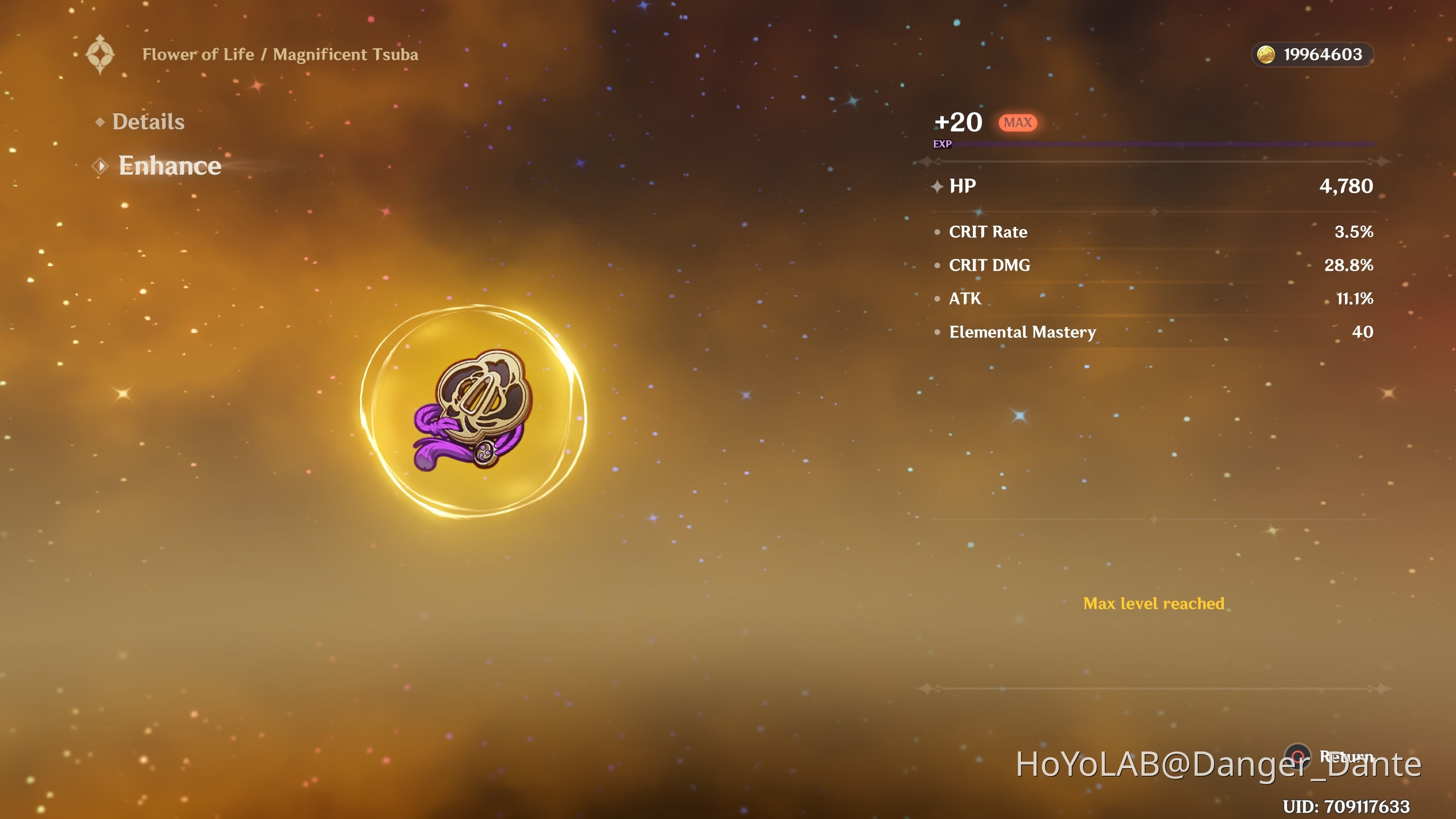 Palalel (Pachina) blessed this artifact. Thank you Genshin Impact | HoYoLAB