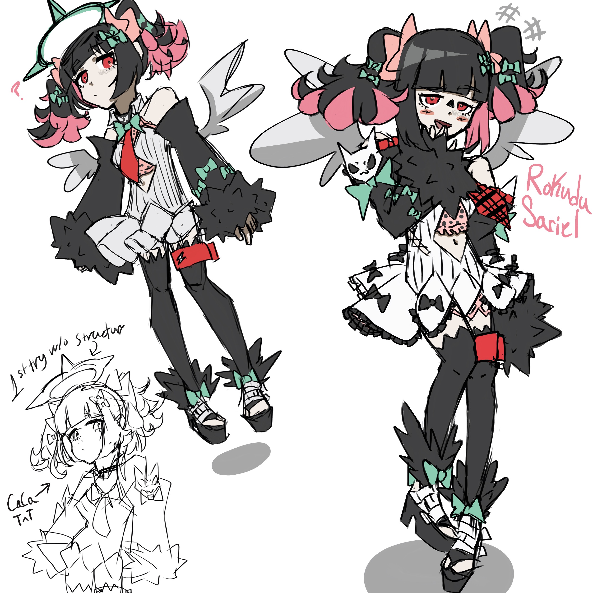 Rokudu Sariel sketch Zenless Zone Zero | HoYoLAB